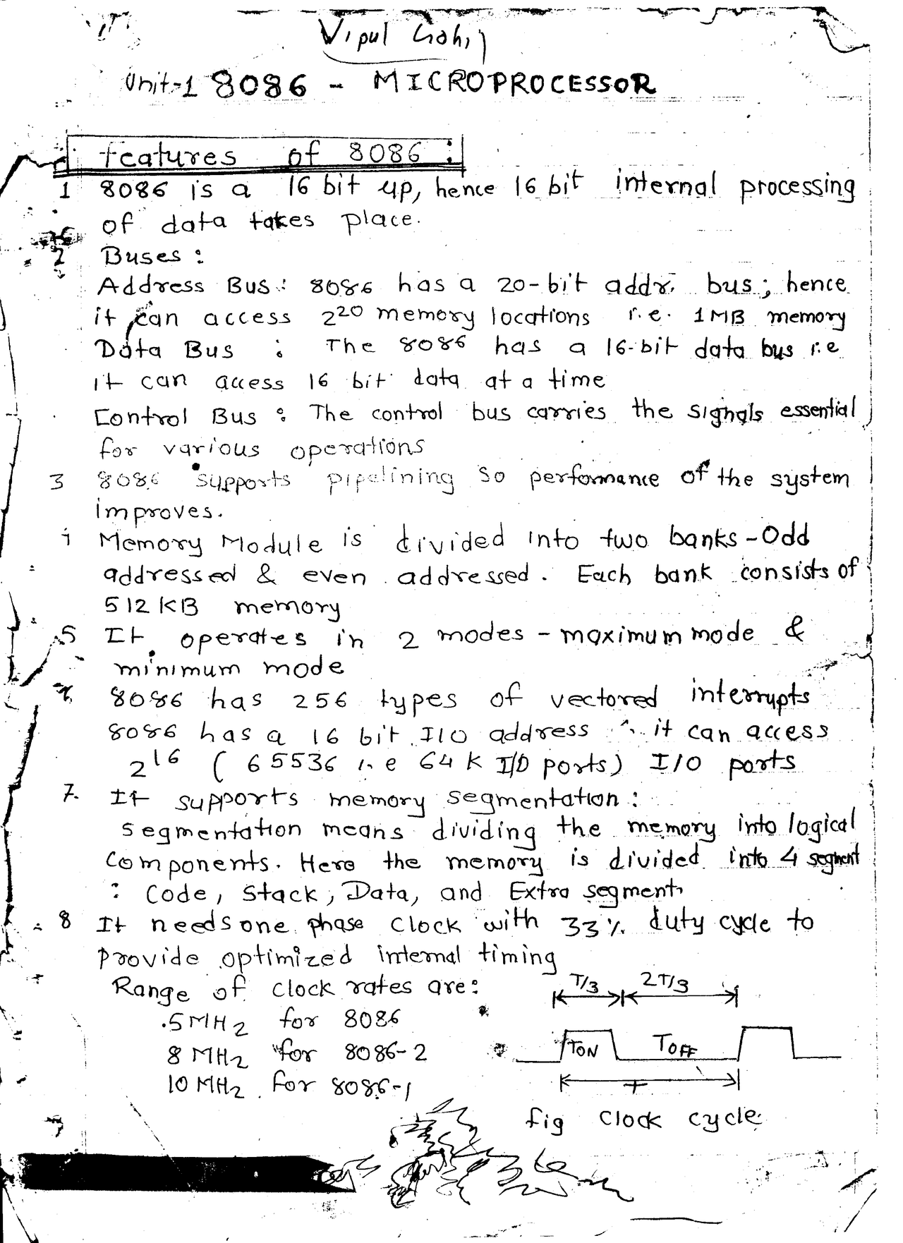 8086 Introduction to microprocessor - Docsity