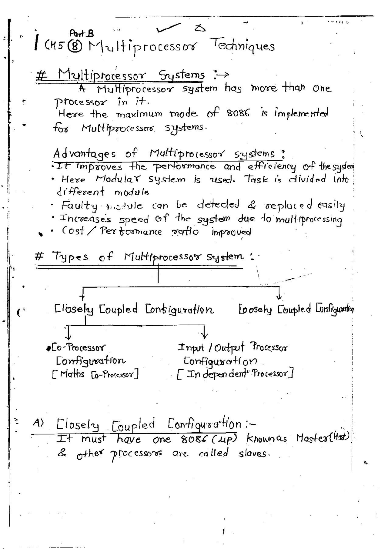 B.tech 2nd year Multi processor Systems - Docsity