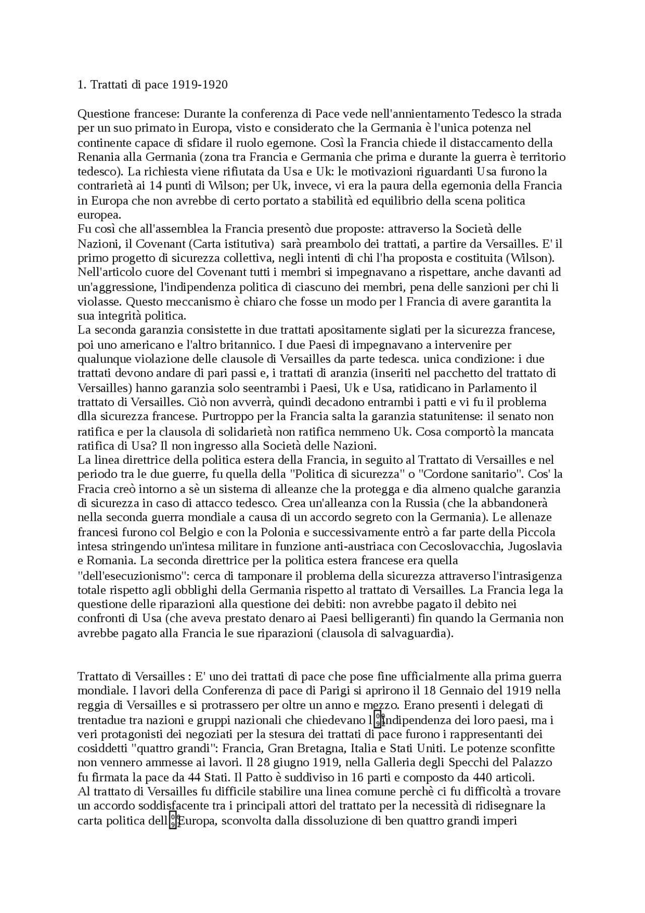 Riassunti Esame Storia Delle Relazioni Internazionali Docsity