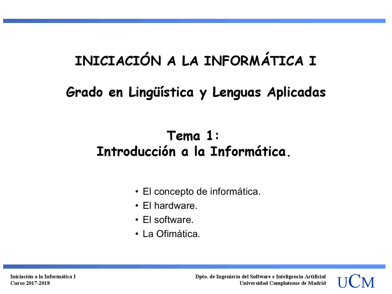 Introducción a la informática - Docsity