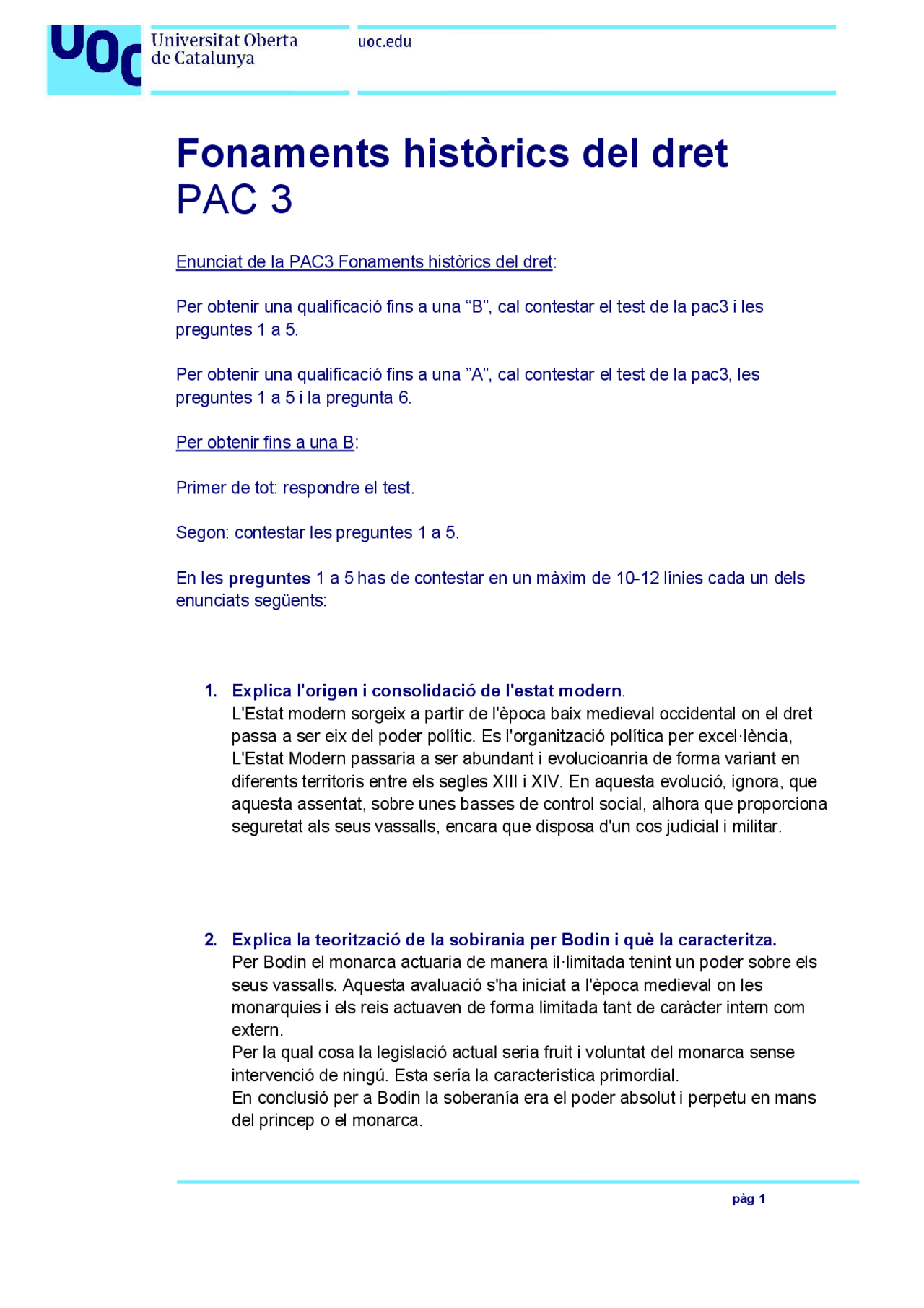 Pac Fonaments Del Dret Docsity