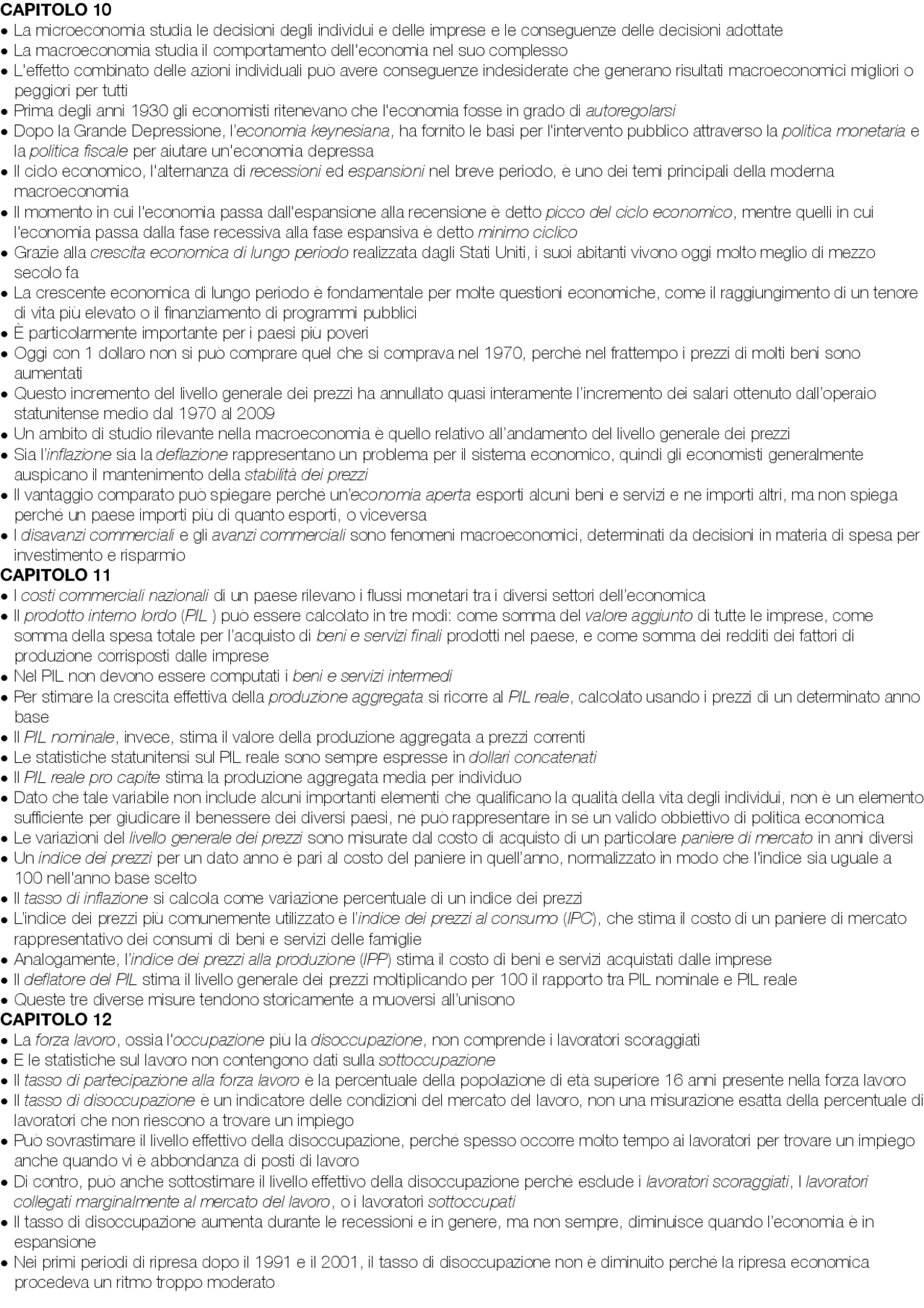 Macroeconomia Docsity