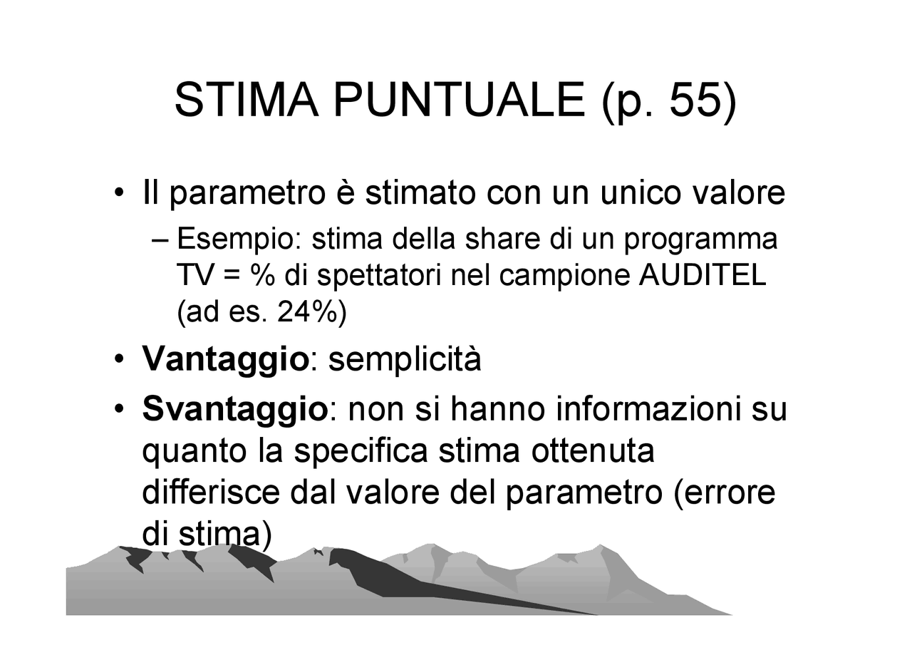 Slide Statistica Unipr Docsity