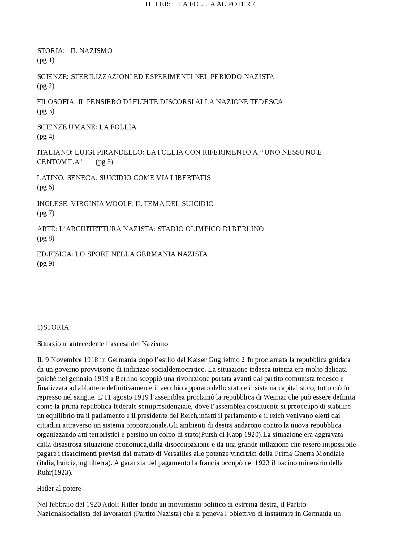 Tesina Liceo Delle Scienze Umane 5 Liceo Docsity