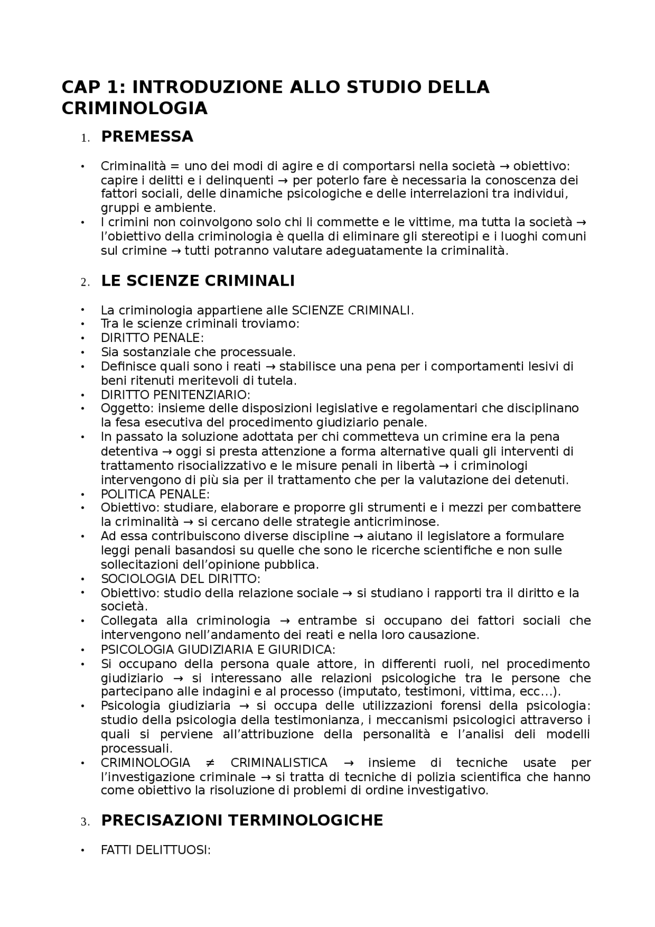 Compendio Di Criminologia Docsity