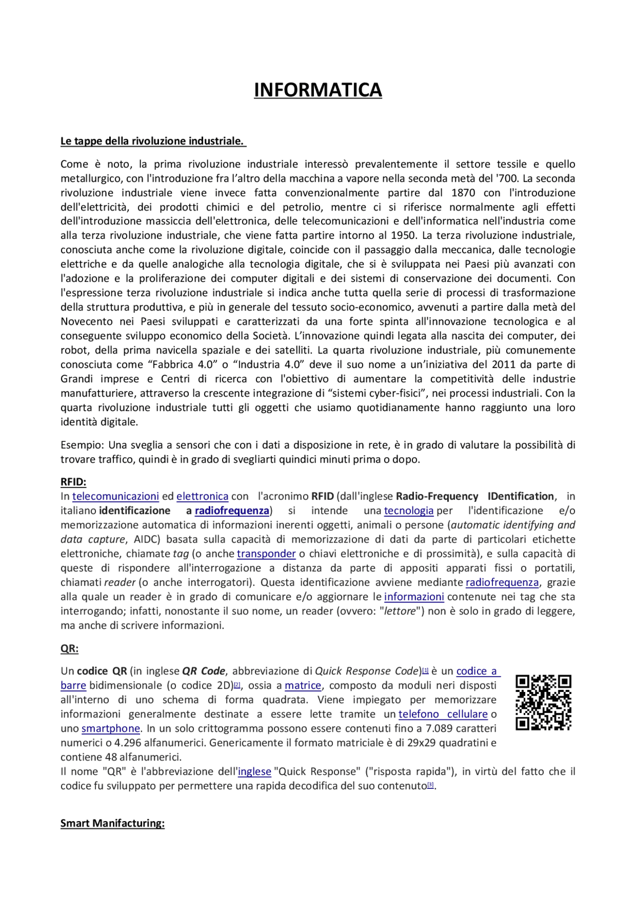 Informatica Riassunti Validi Per Superare Esame Vinci Mauro Docsity