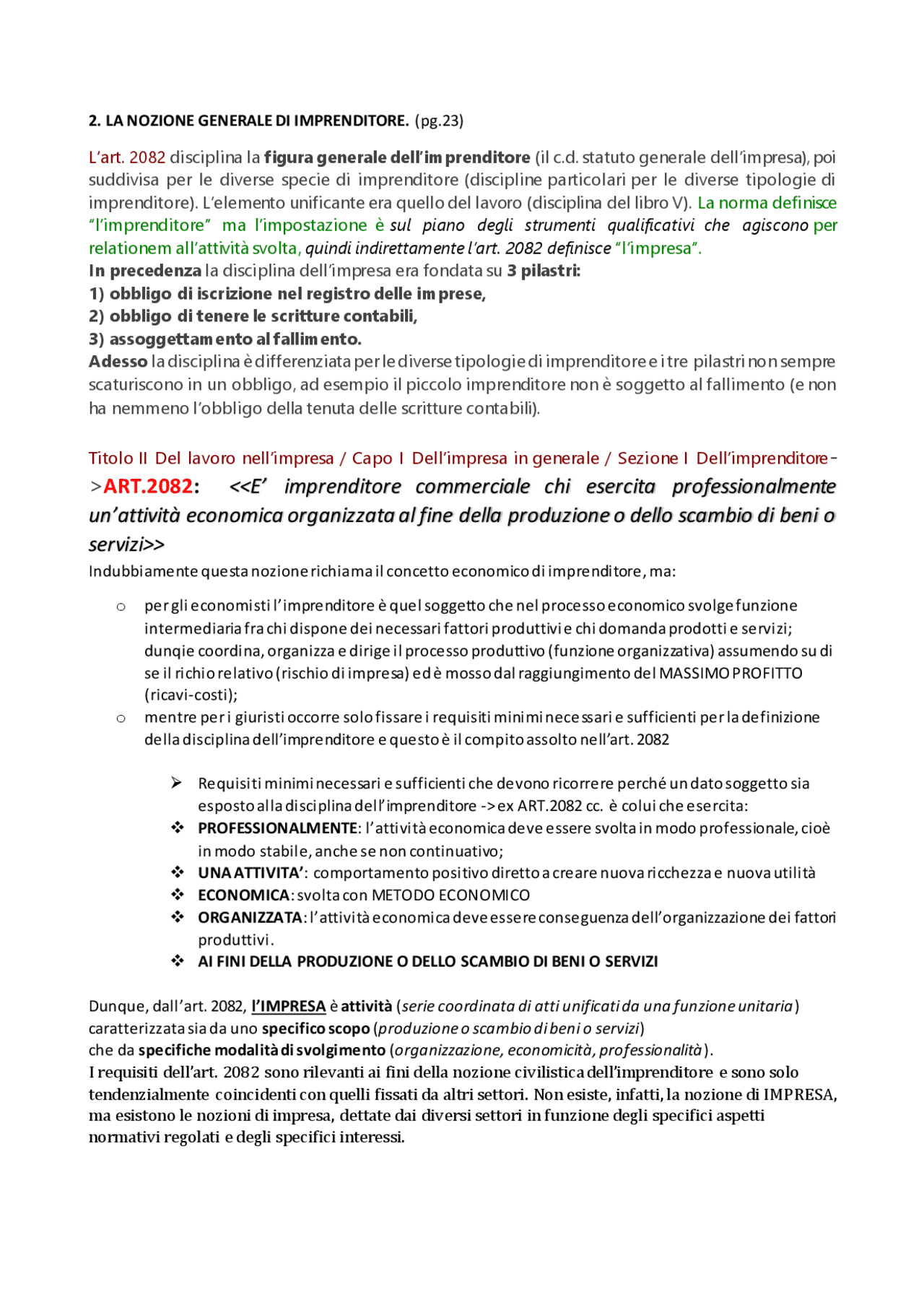 Capitoli I Ii Diritto Commerciale Campobasso Volume 1 Docsity