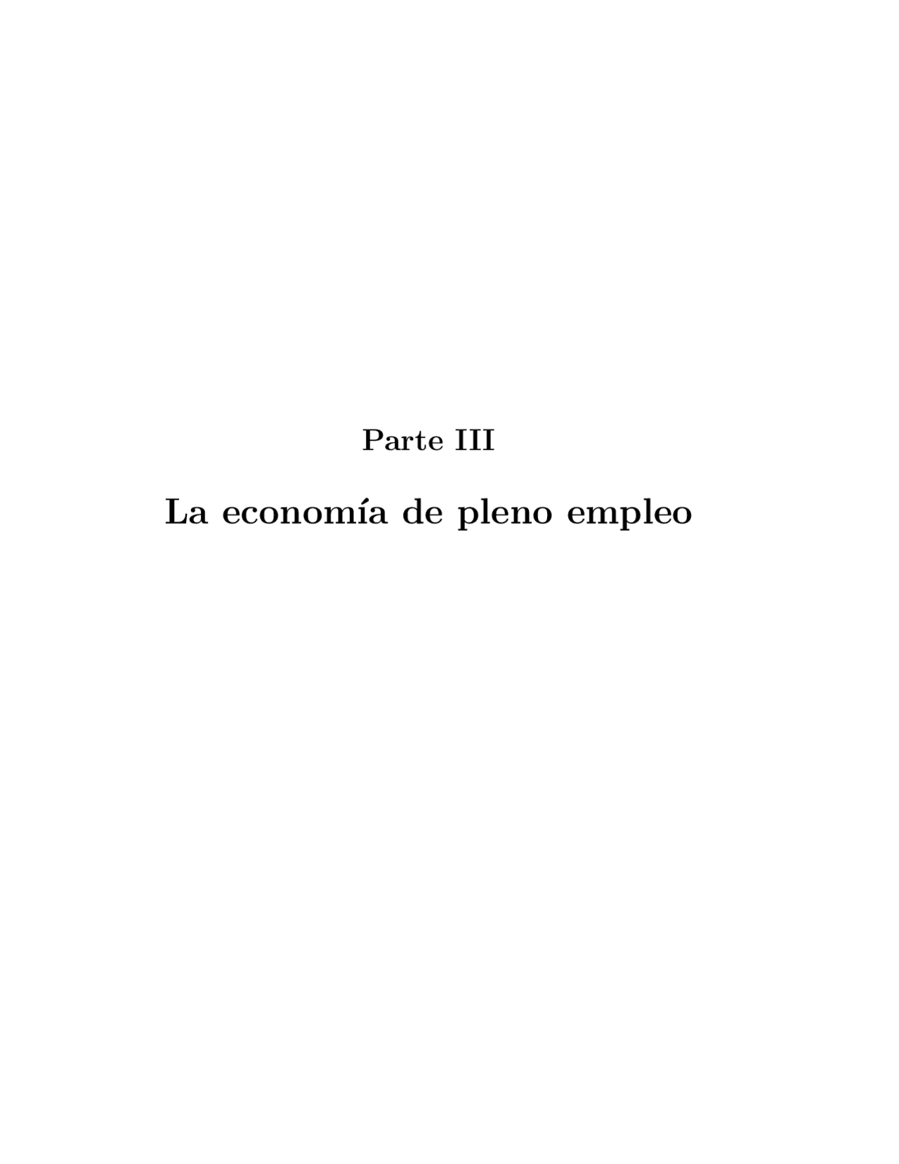 Macroeconomía teoria del pleno empleo - Docsity