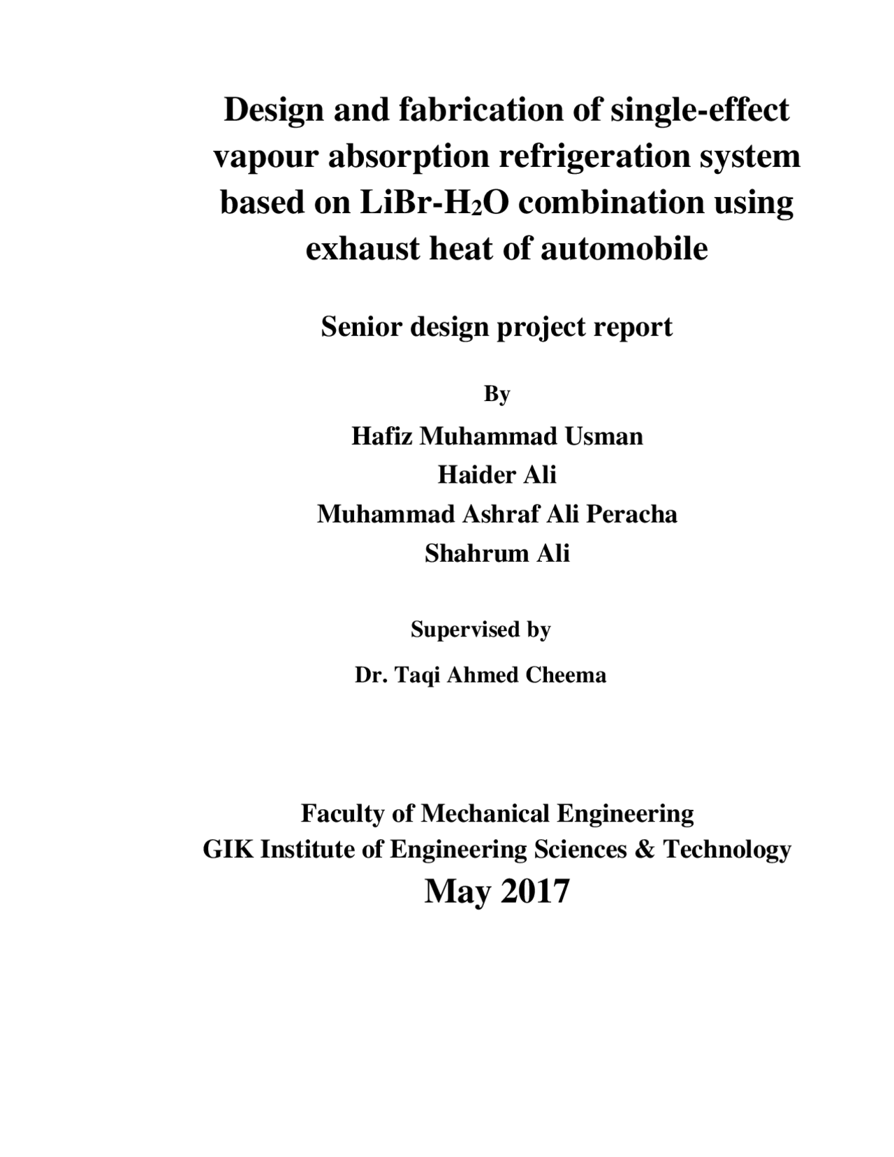 Final Year Project Report Docsity