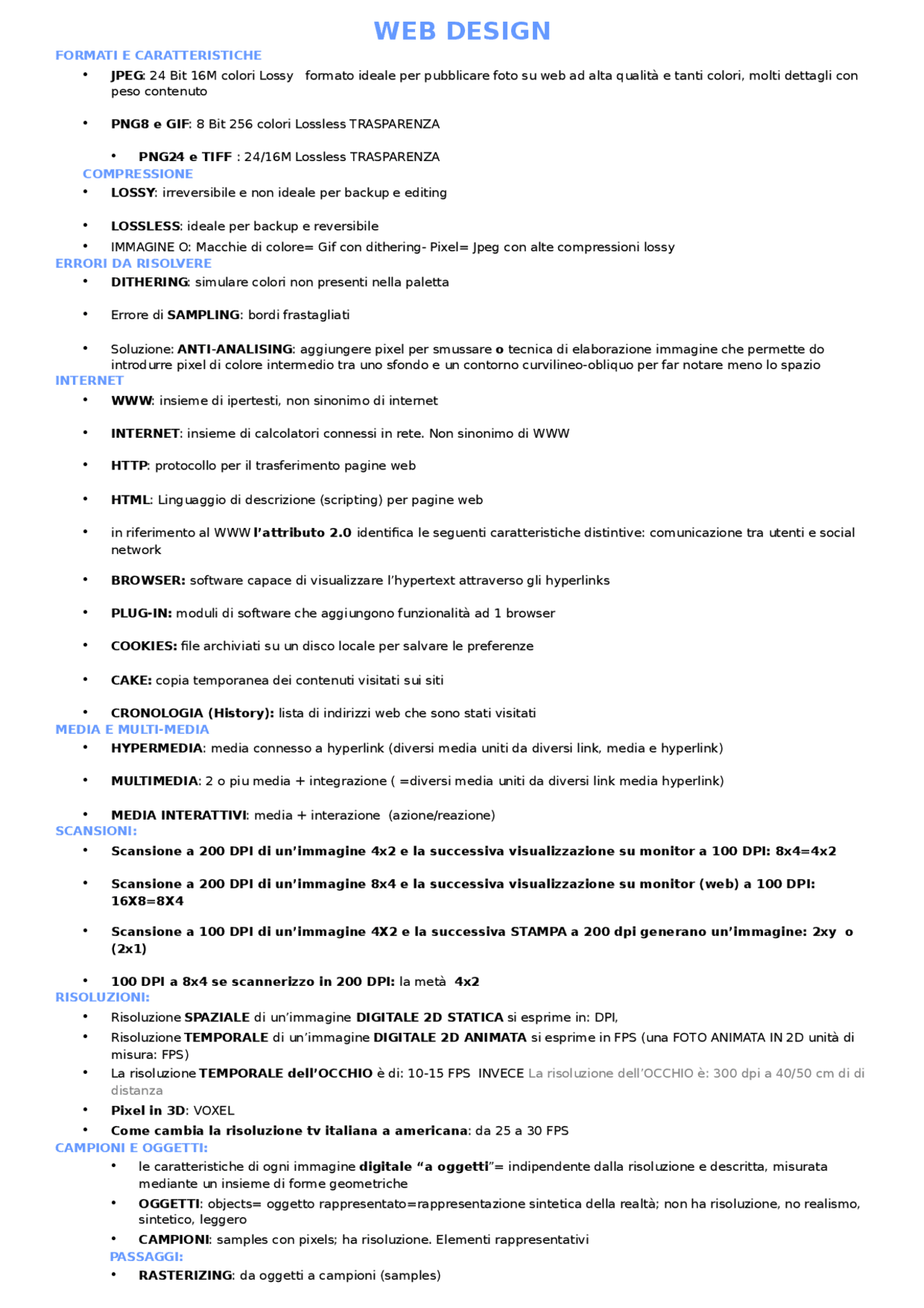 Domande Esame Di Web Design Iulm Docsity