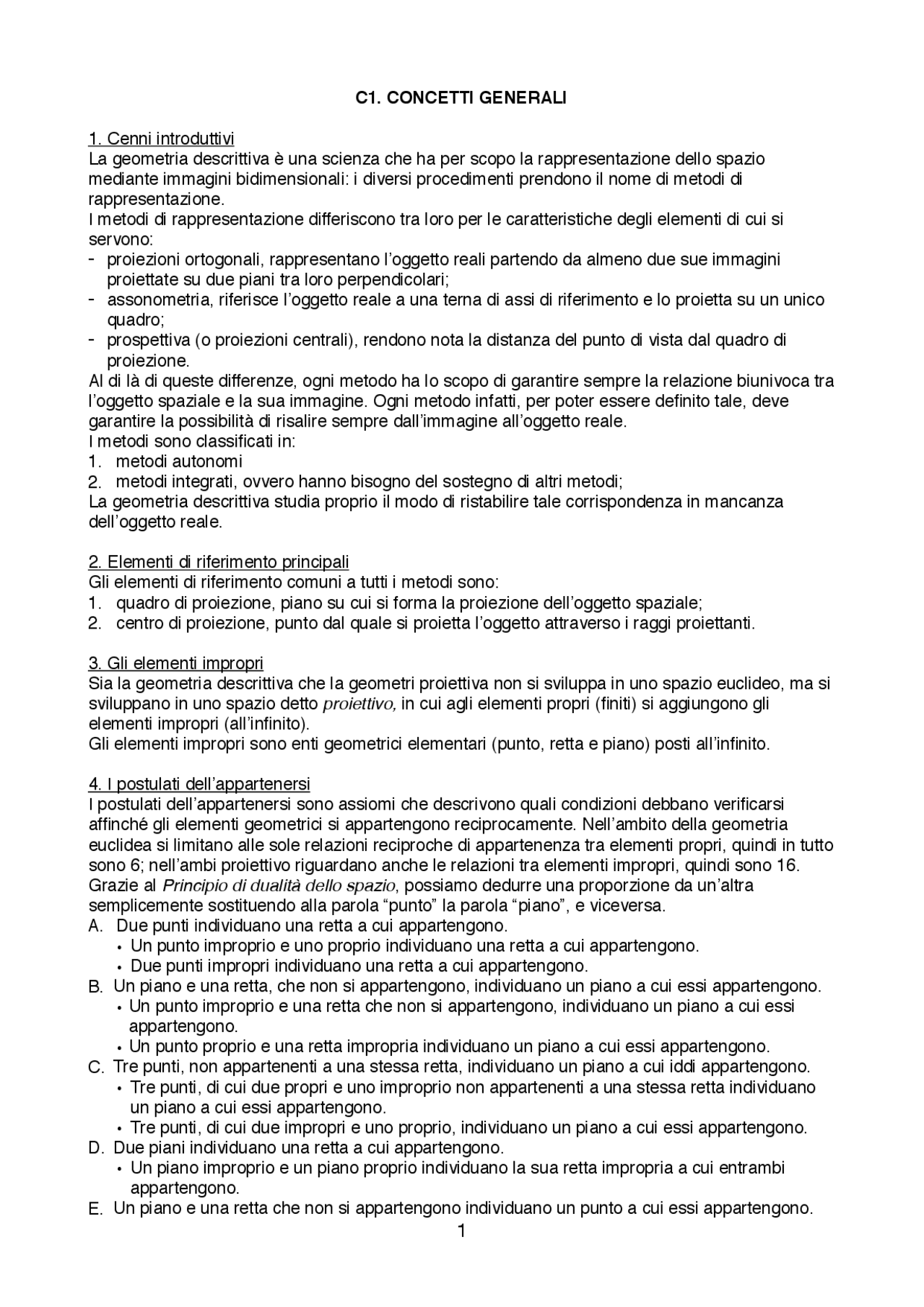 Appunti Di Disegno Tecnico Docsity