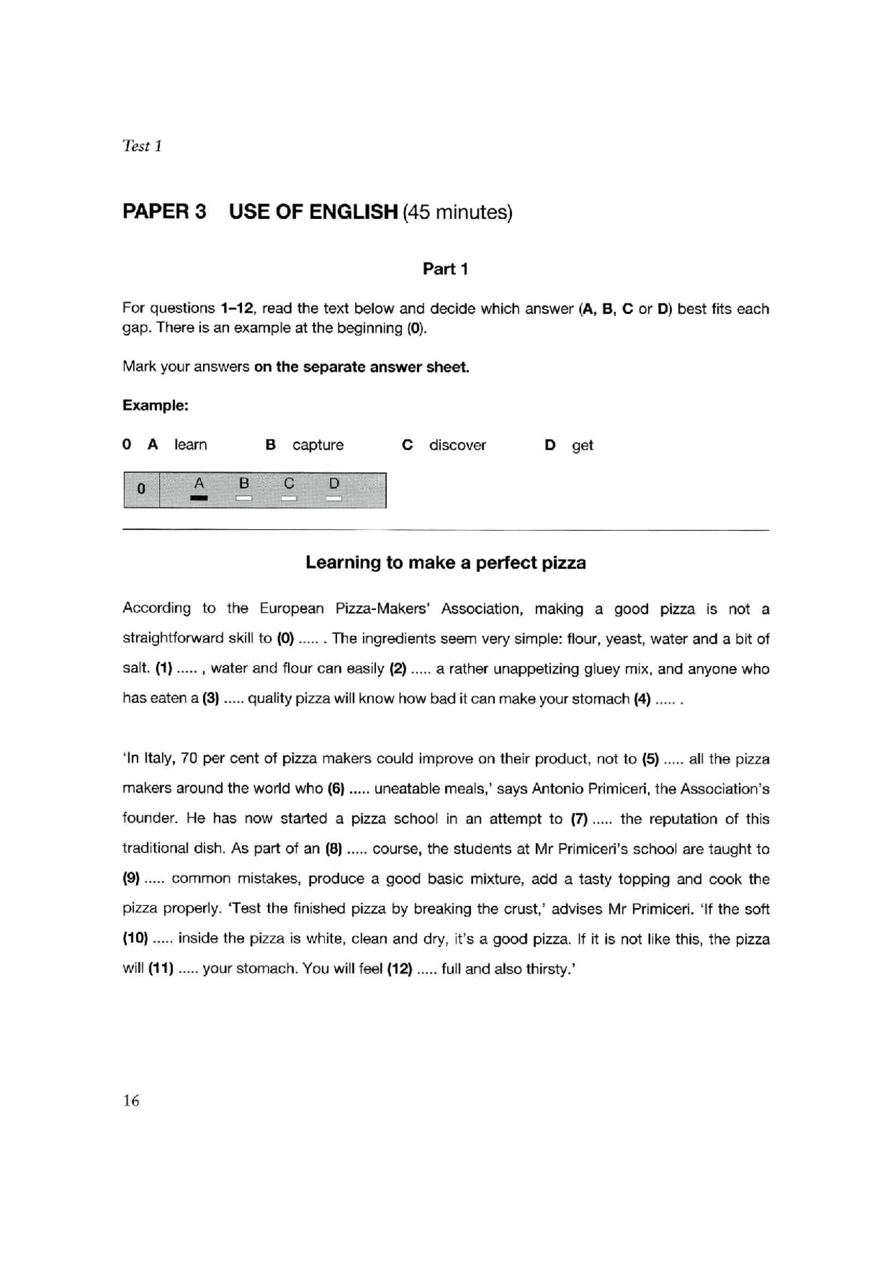 Mock Exam English Language 2docx | Exams of English Language | Docsity