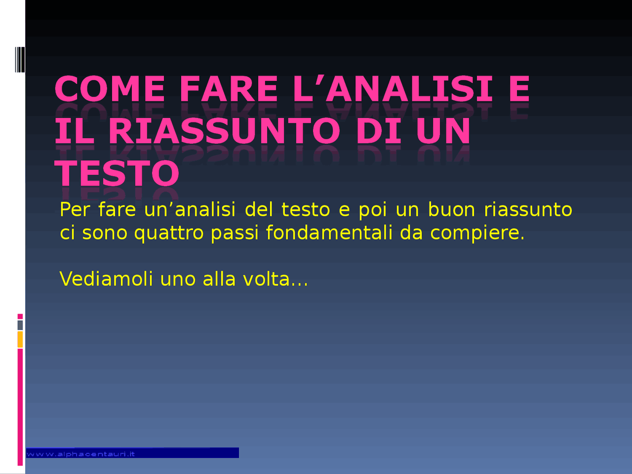 Come Fare Un Riassunto Docsity
