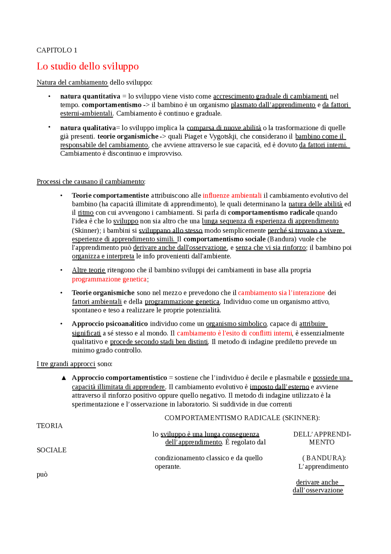 Riassunti Del Libro Psicologia Dello Sviluppo Camaioni E Di Blasio