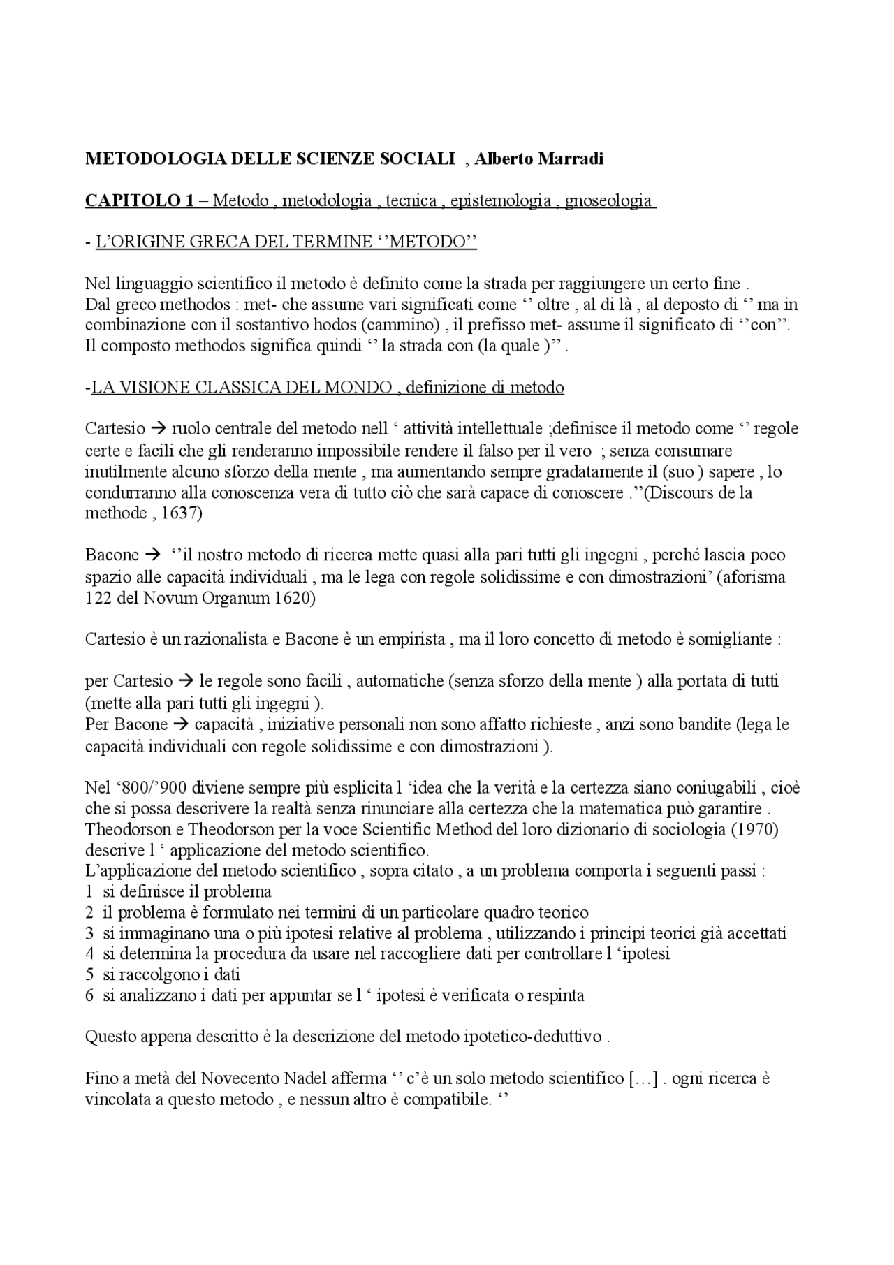Metodi E Tecniche Del Servizio Sociale Docsity