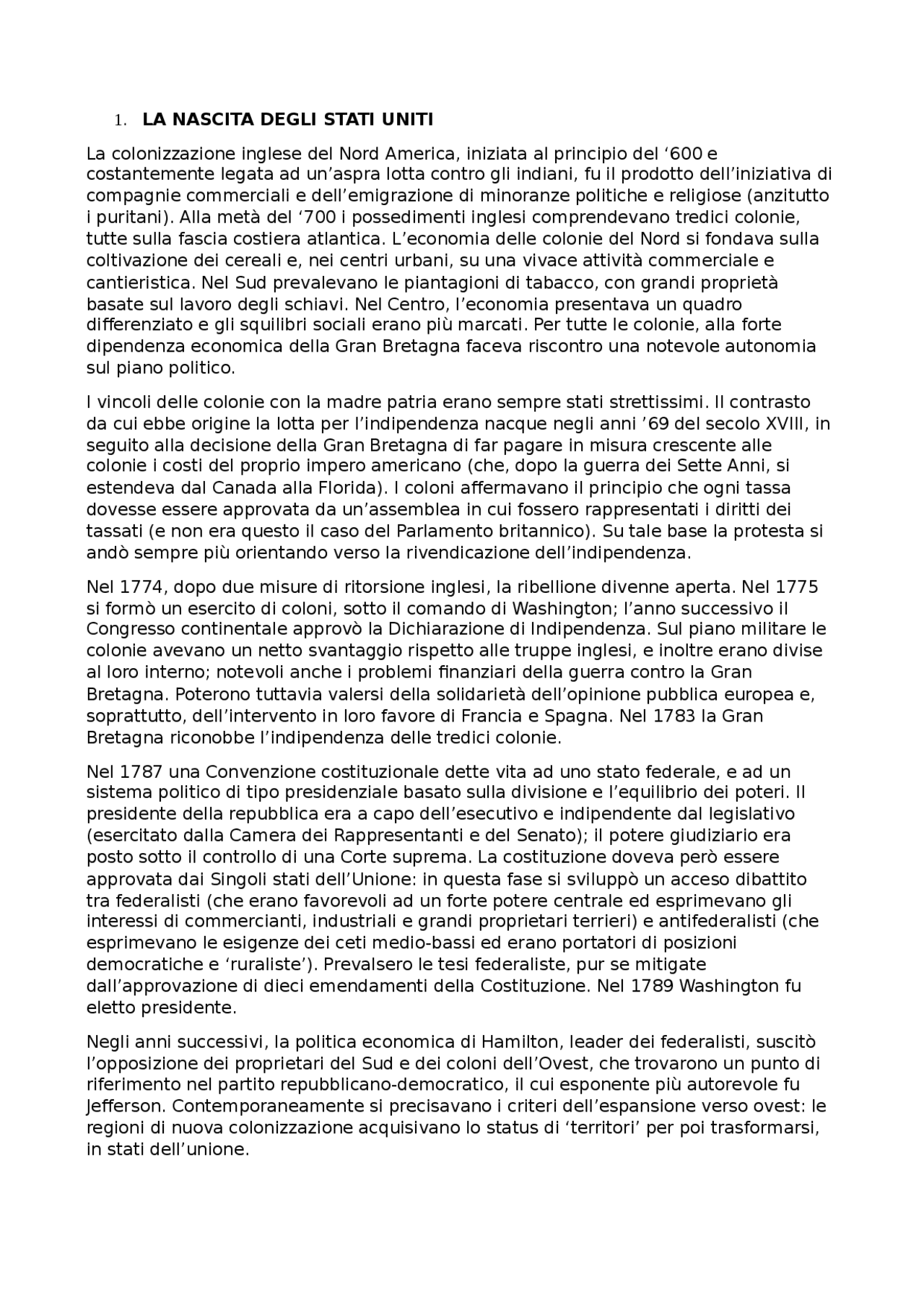 Riassunti Del Libro Ottocento Docsity