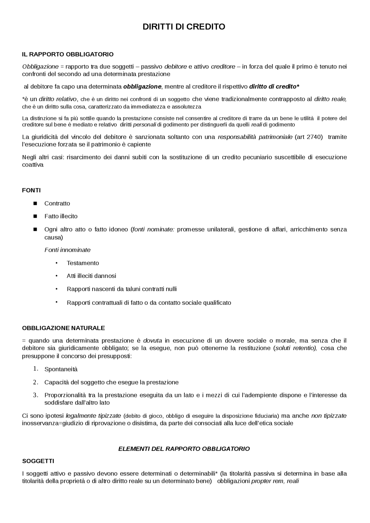 Modificazioni Del Soggetto Del Rapporto Giuridico Docsity
