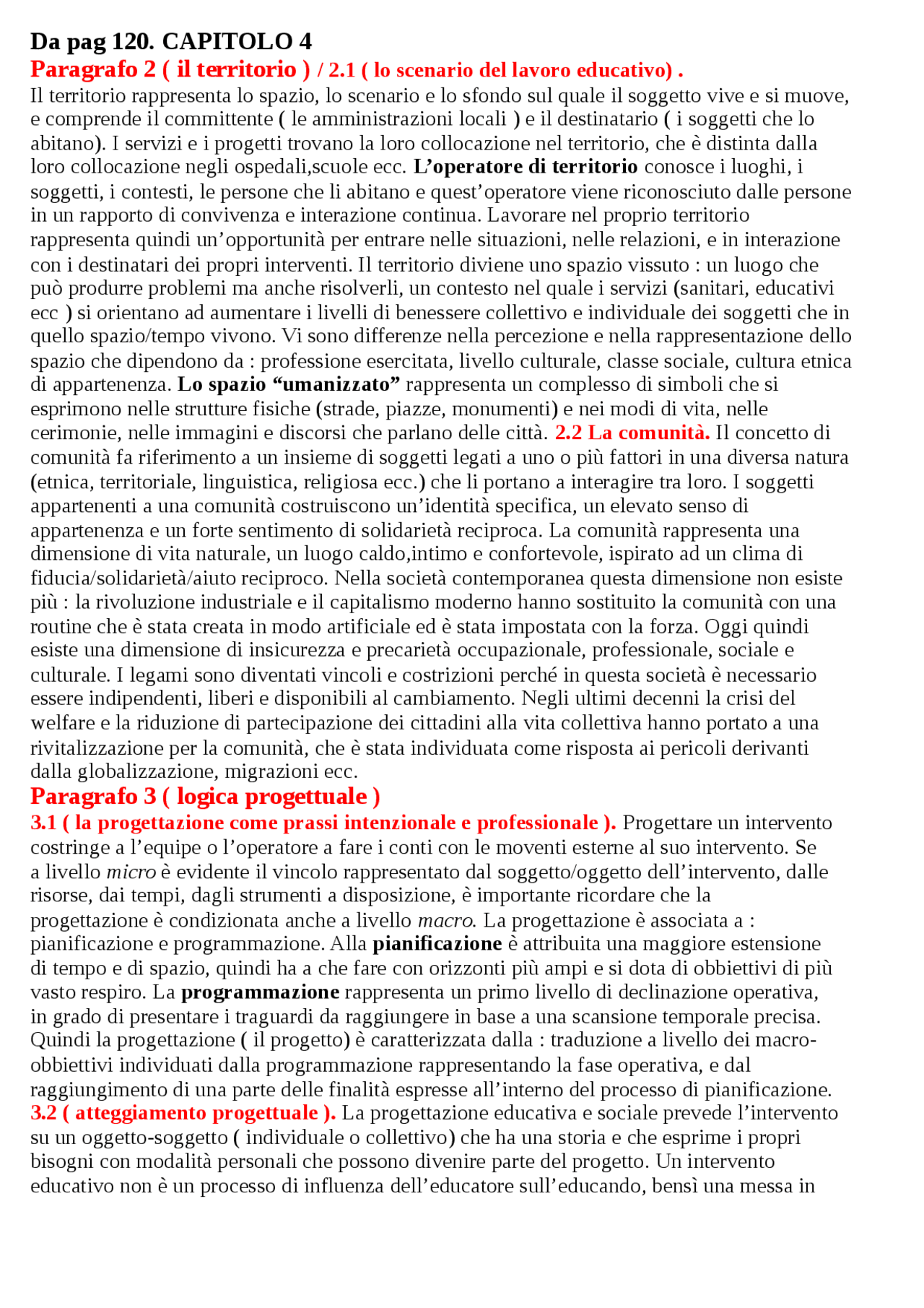 Introduzione Alla Pedagogia Docsity