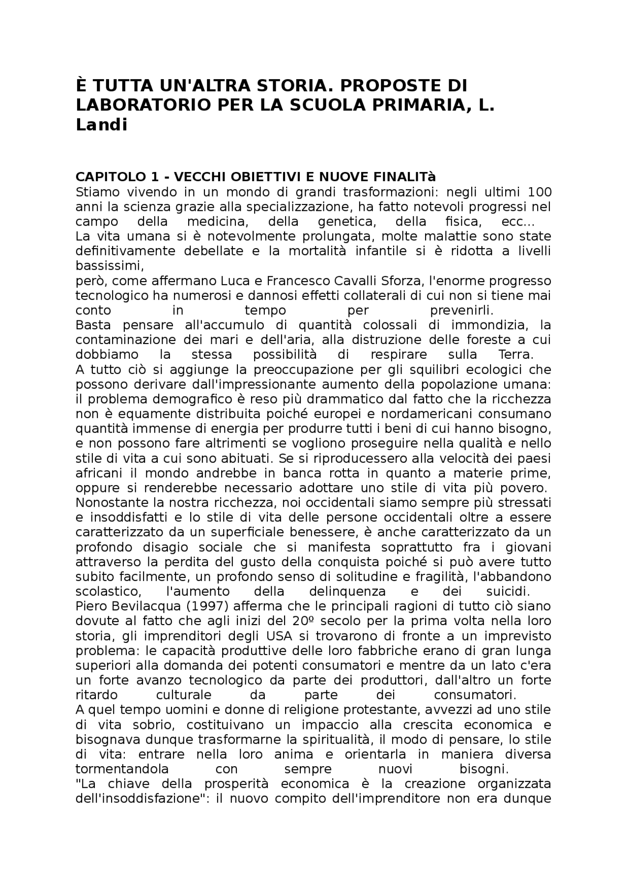 è Tutta Unaltra Storia Docsity