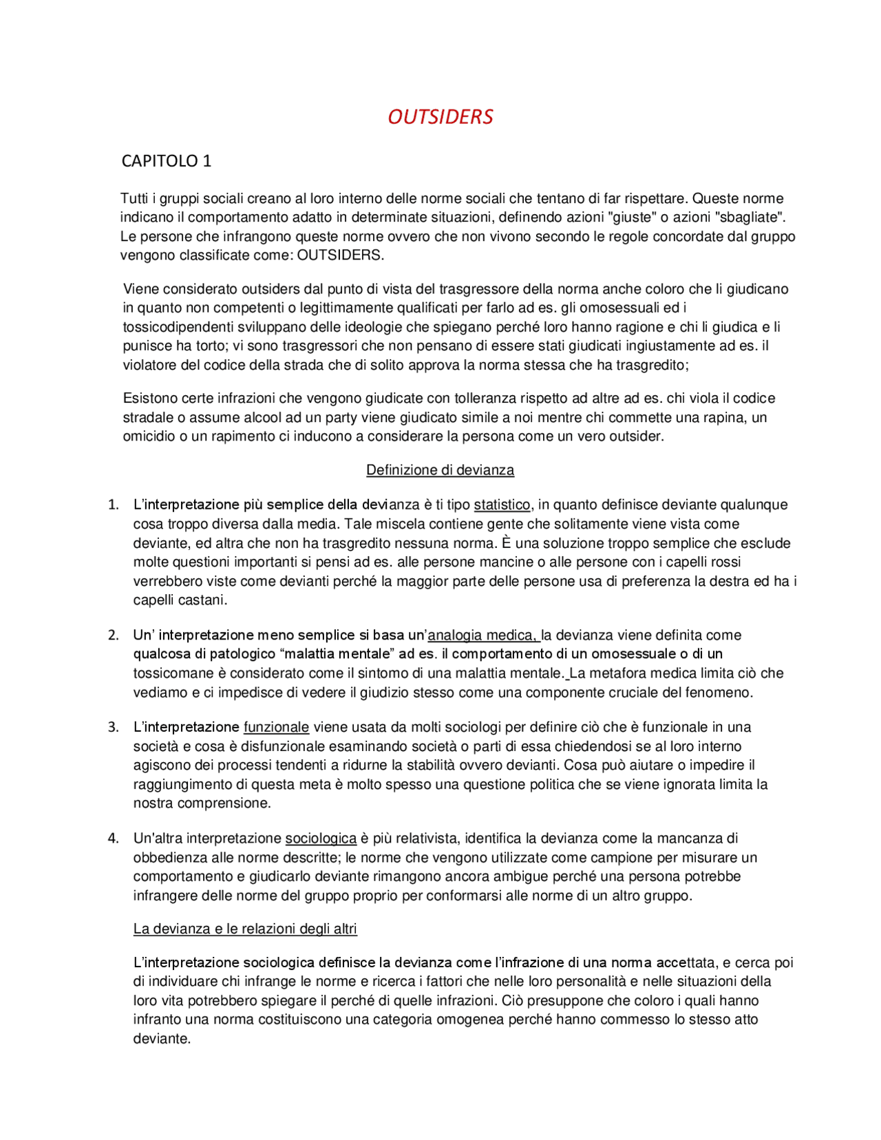 Libro Outsiders Becker Docsity