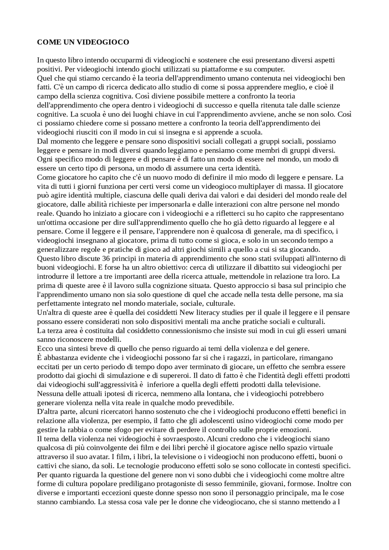 Tecnologie Dellapprendimento Docsity