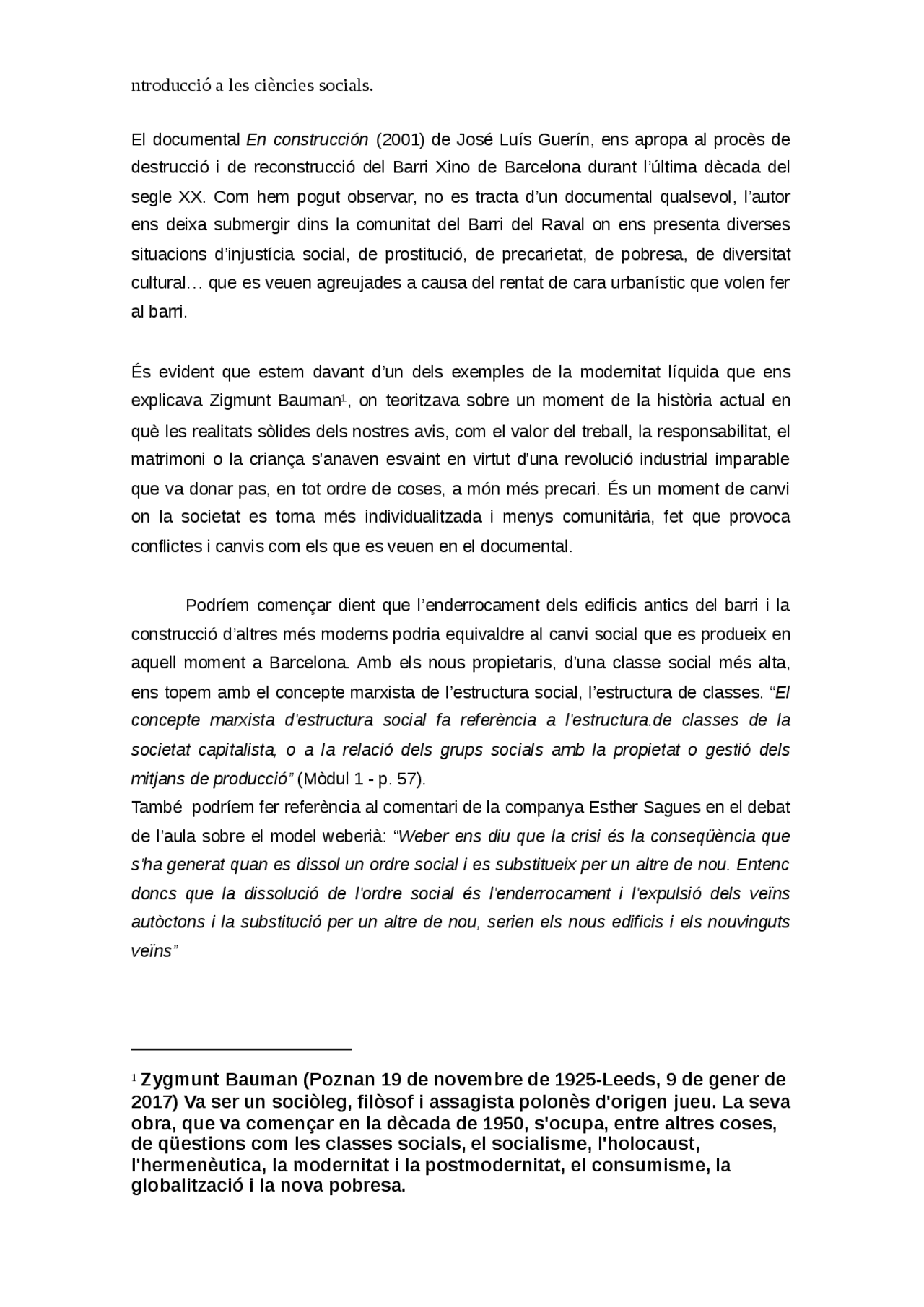 Pac 1 Introducció A Les Ciències Socials Docsity