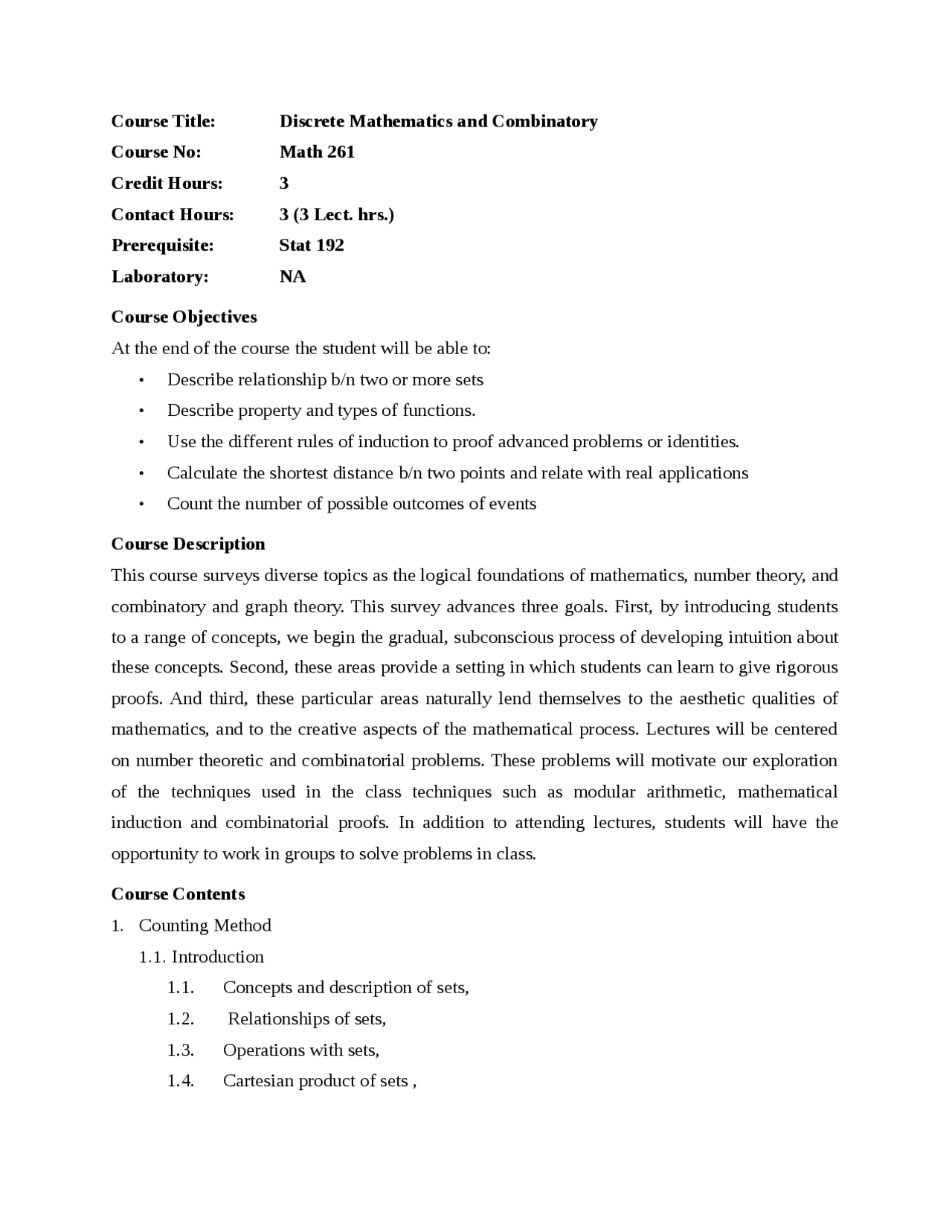 District mathematics - Docsity