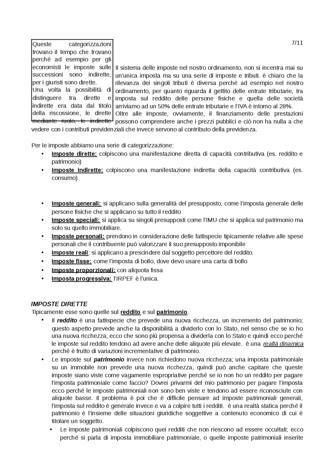 Tesauro Parte Speciale Irpef Categorie Di Redditi Schemi E Mappe