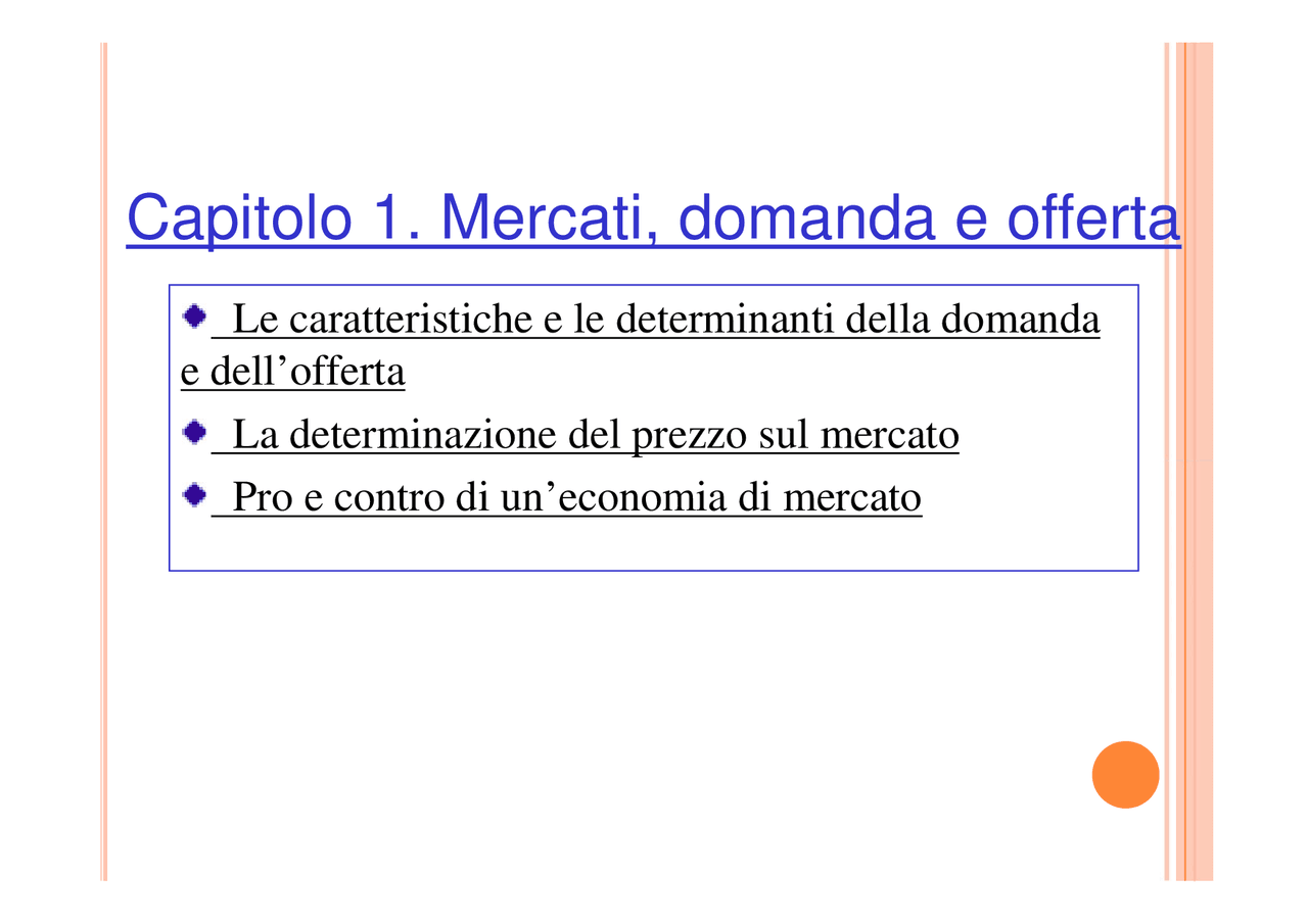 Mercati Domanda E Offerta Docsity