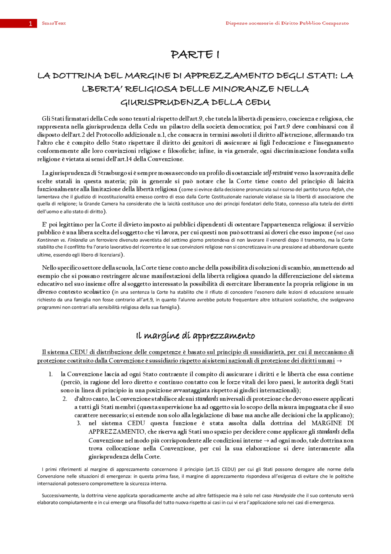 Dispense Diritto Pubblico Comparato Docsity