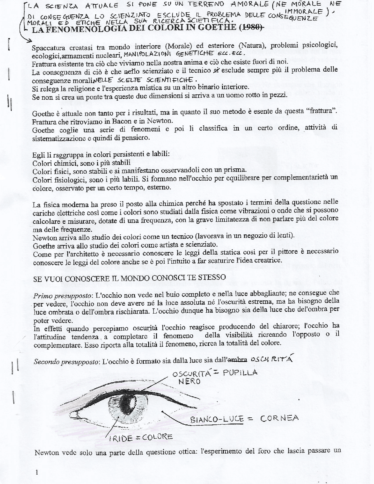La Teoria Dei Colori In Goethe Docsity