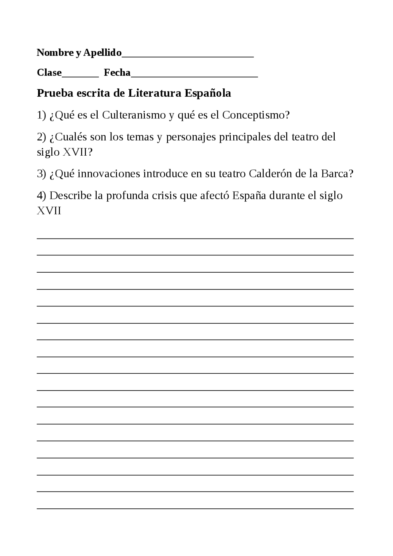 El Barroco En España Docsity