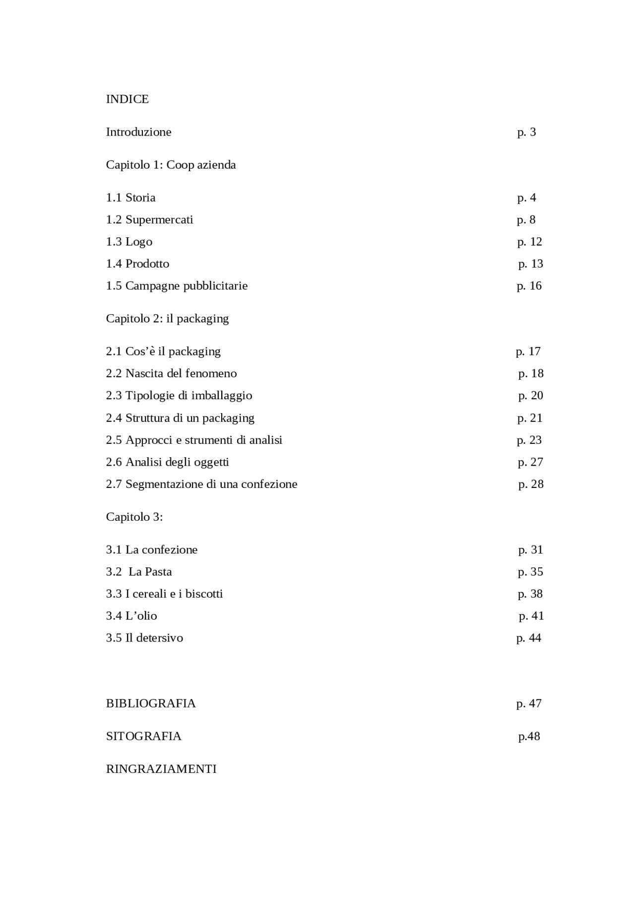 Tesi - Semiotica della pubblicità: Il cambio packaging dei prodotti ...