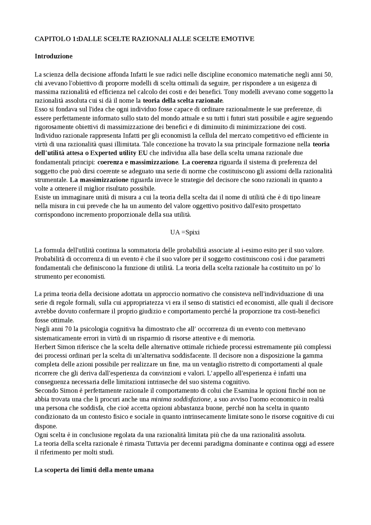 Processi Motivazionali Docsity