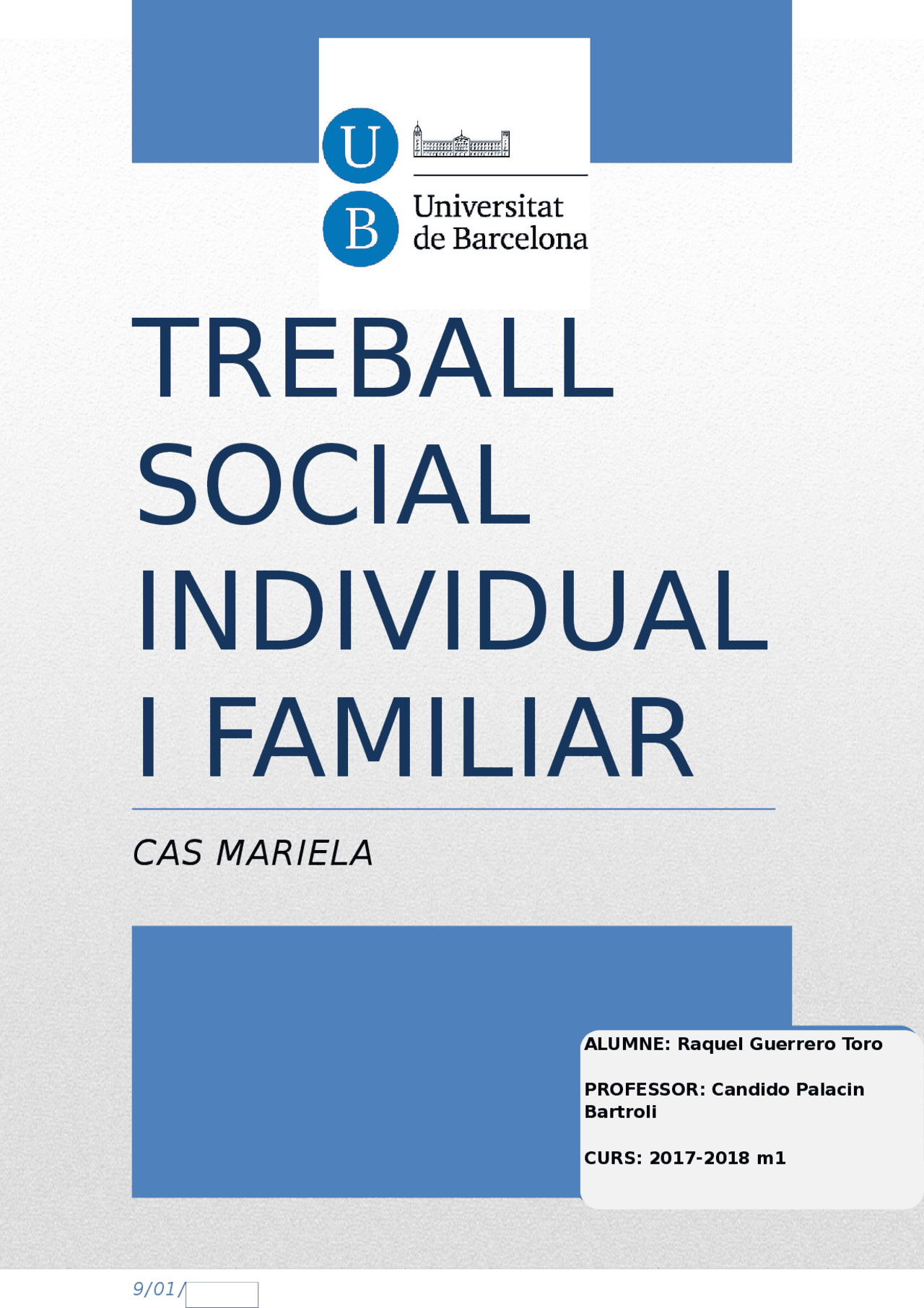 Trabajo Individual Y Familiar Docsity