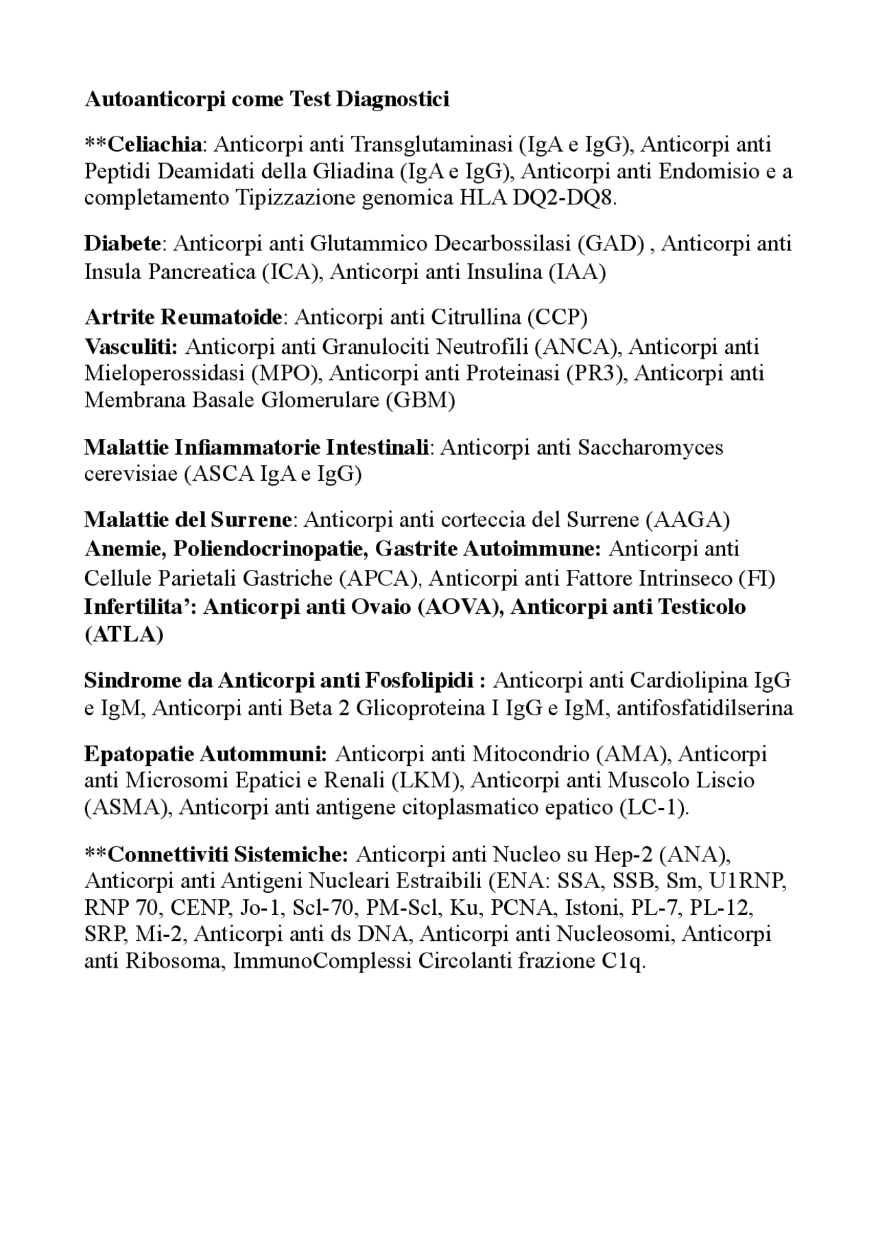 Autoimmunità In Neurologia Docsity