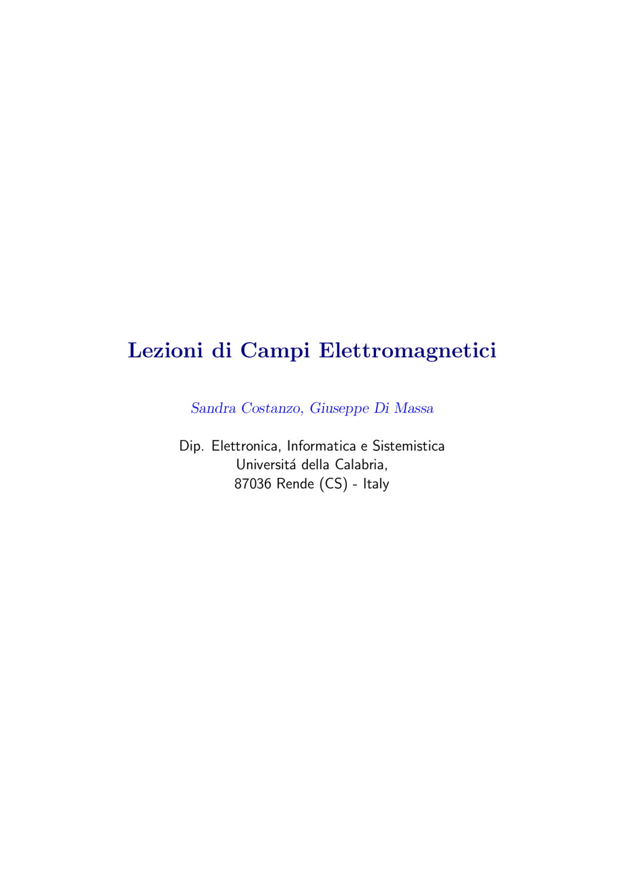 Campi Elettromagnetici Docsity
