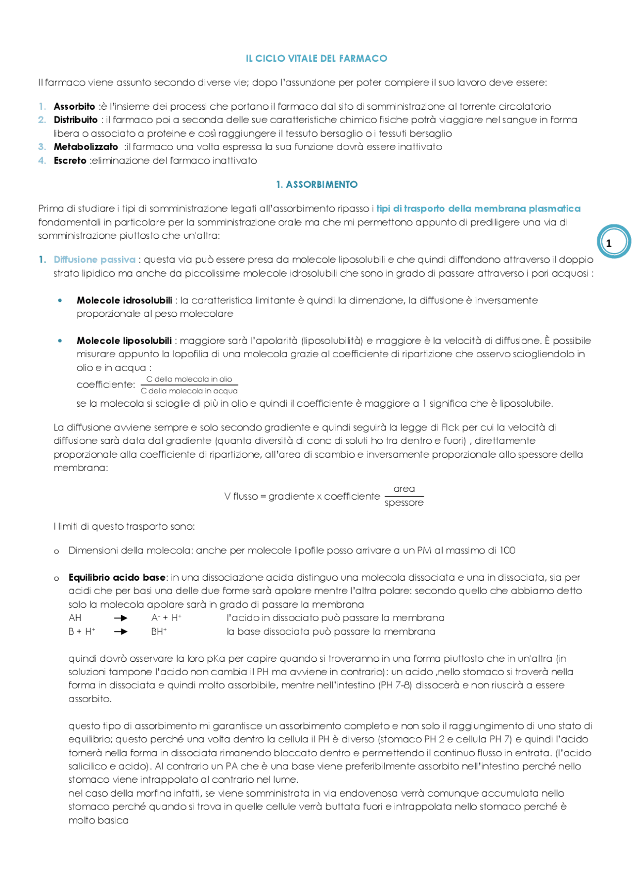 Farmacognosia Prof Sala Docsity
