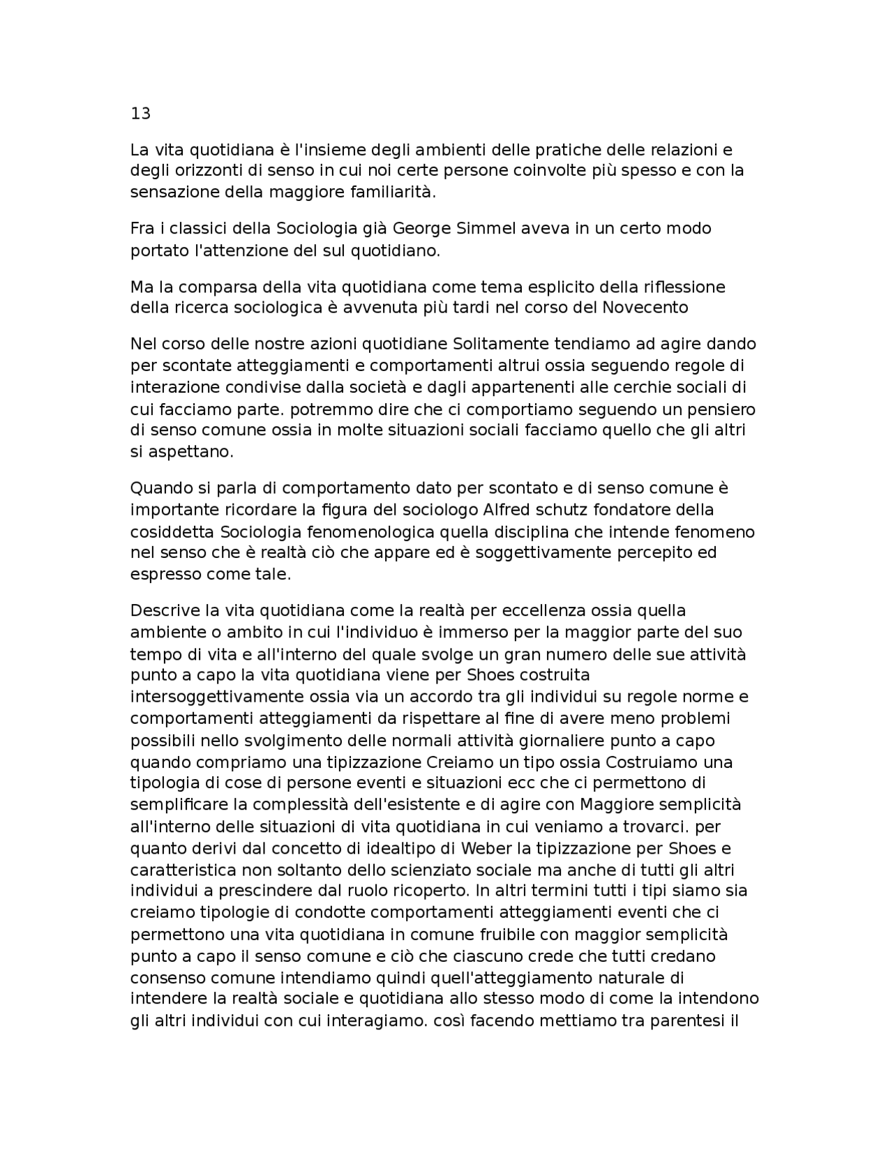 Manuale Di Sociologia Docsity