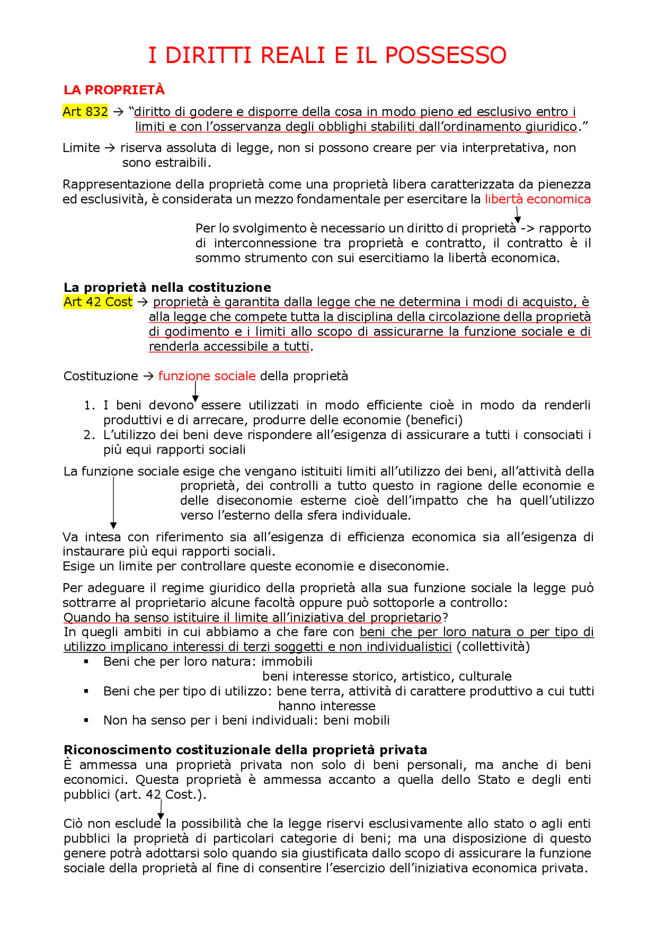 Riassunto Sezione Dieci Trimarchi Docsity