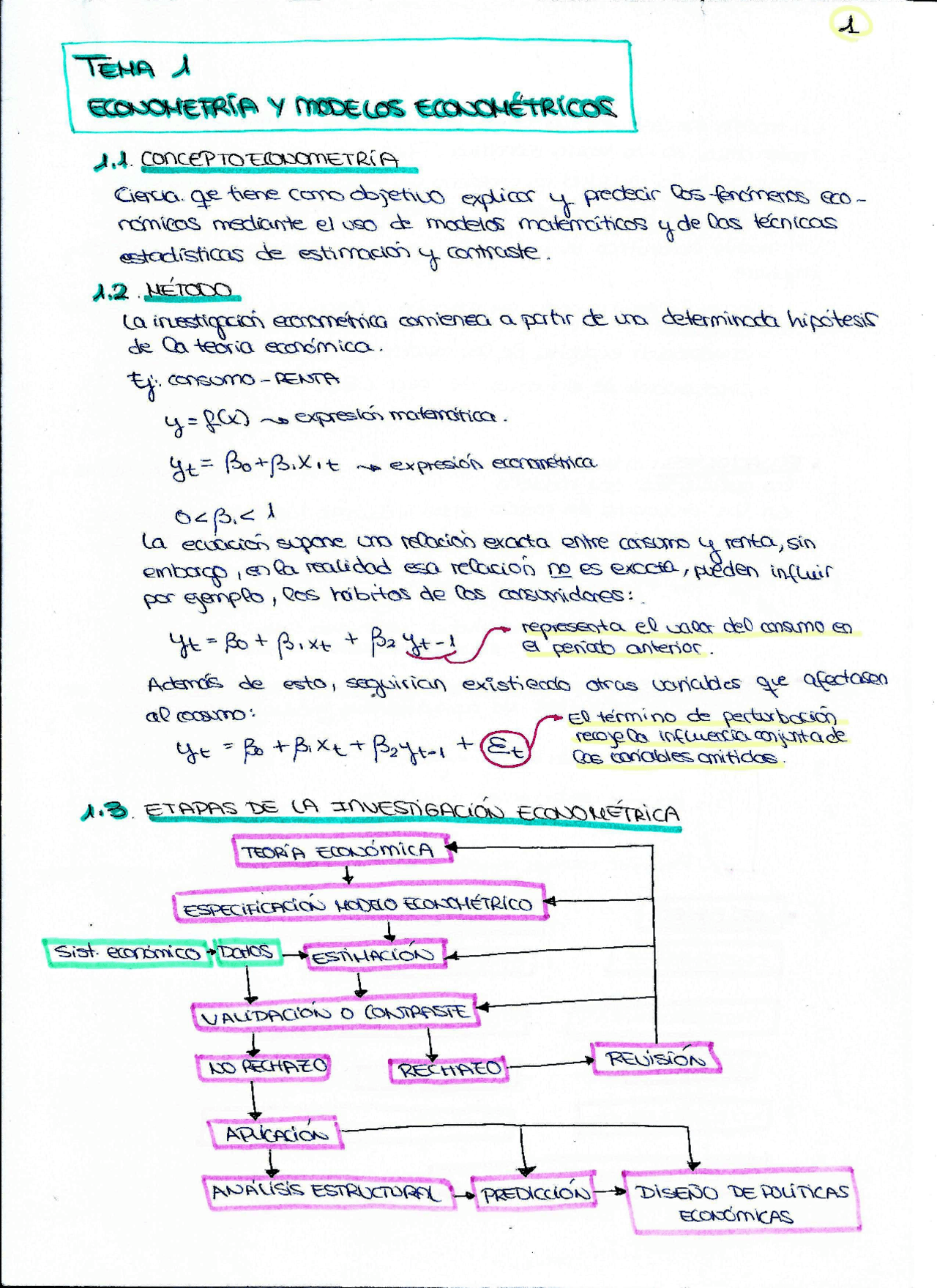 Introducción a la Econometría - Docsity