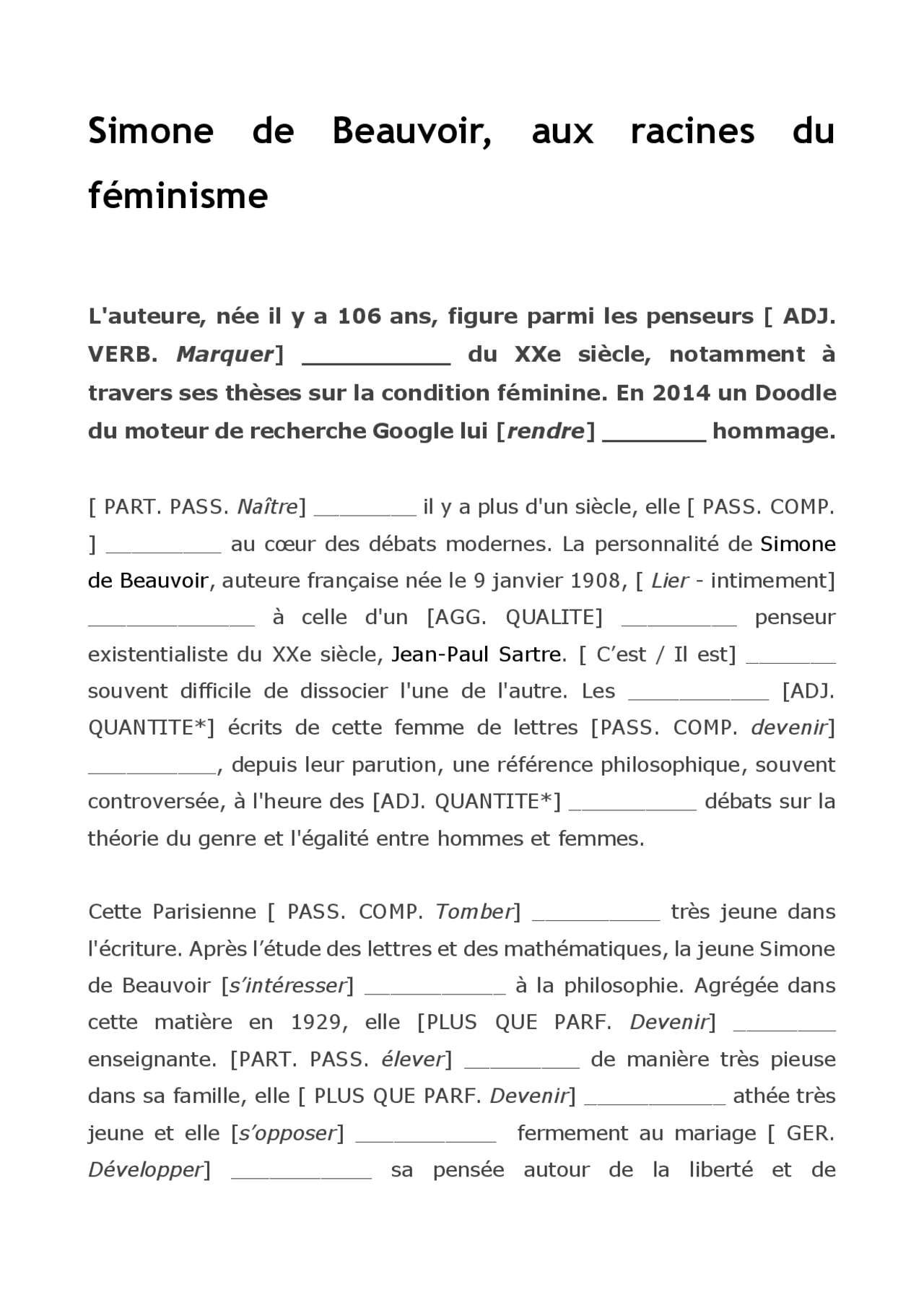 Esempio Test Esame Di Francese B2 Prove Desame Di Lingua Francese
