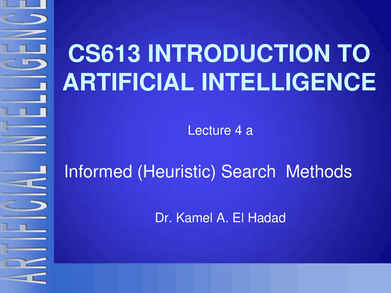 Artificial Intelligent Introduction Docsity