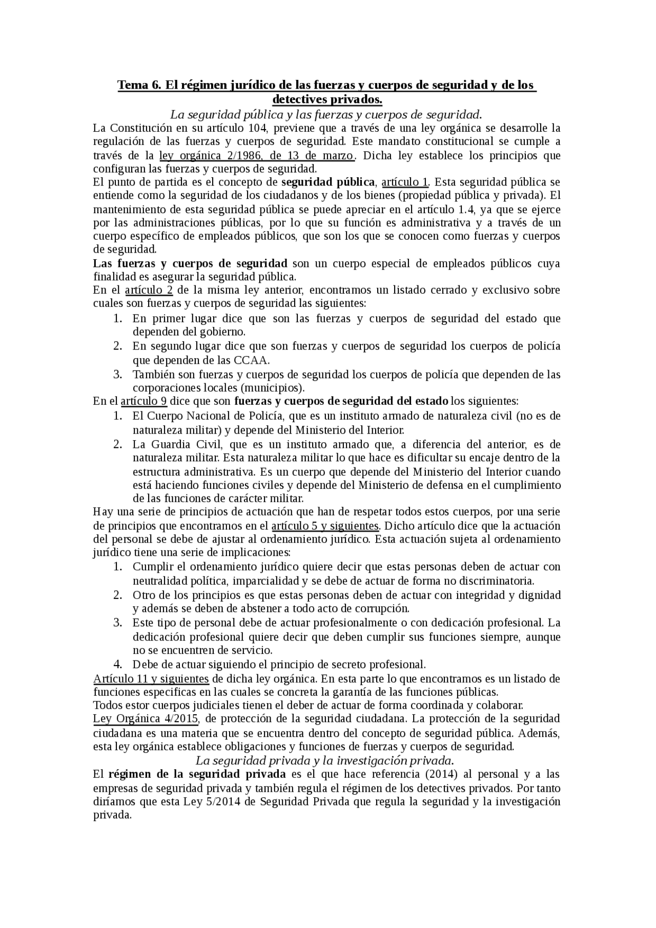 Introducción Al Derecho Público Criminología T6 Docsity