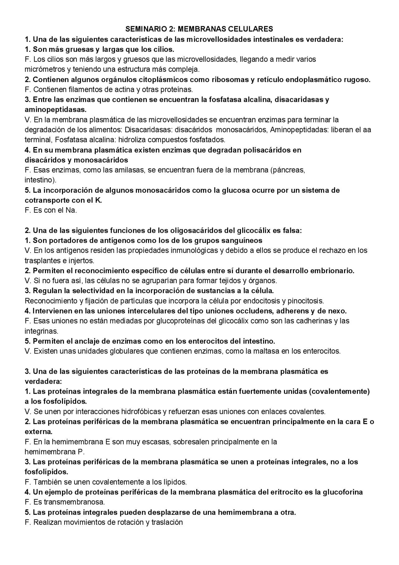 Seminario 2 Biología Celular Docsity
