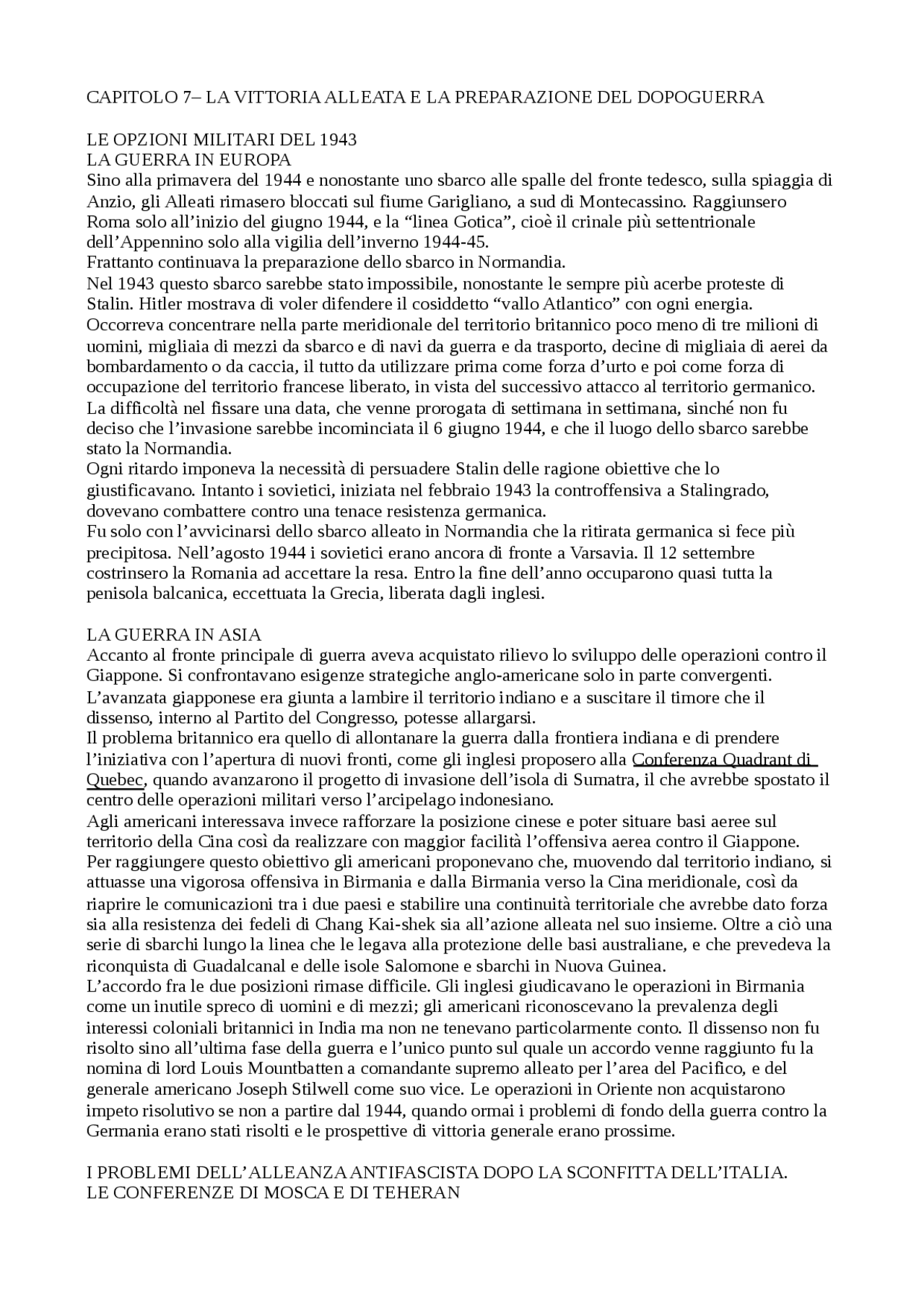 Riassunto Manuale Storia Delle Relazioni Internazionali Di Nolfo Docsity