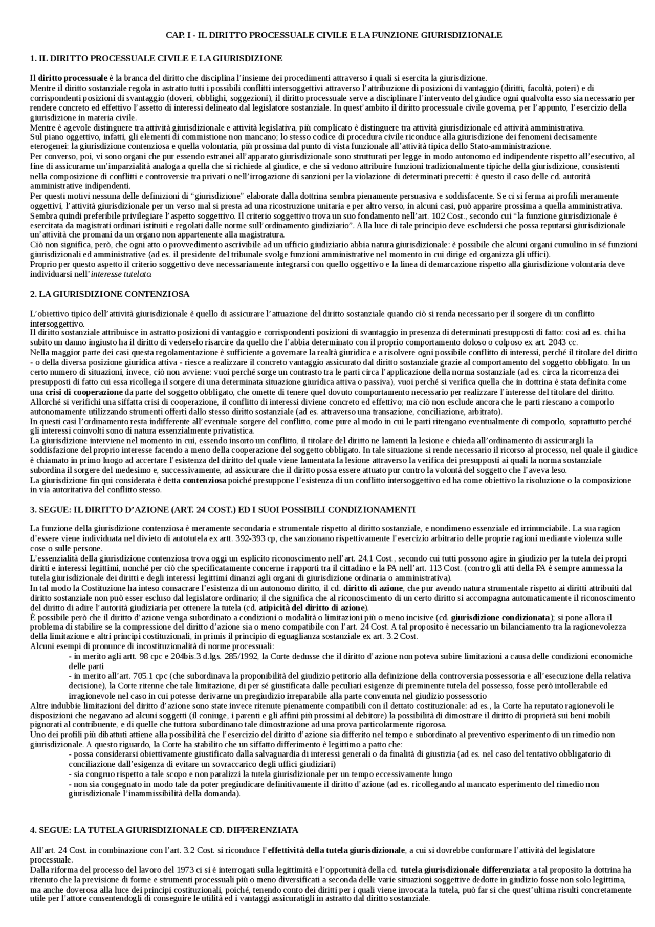 Istituzioni D Diritto Processuale Civile Balena Docsity
