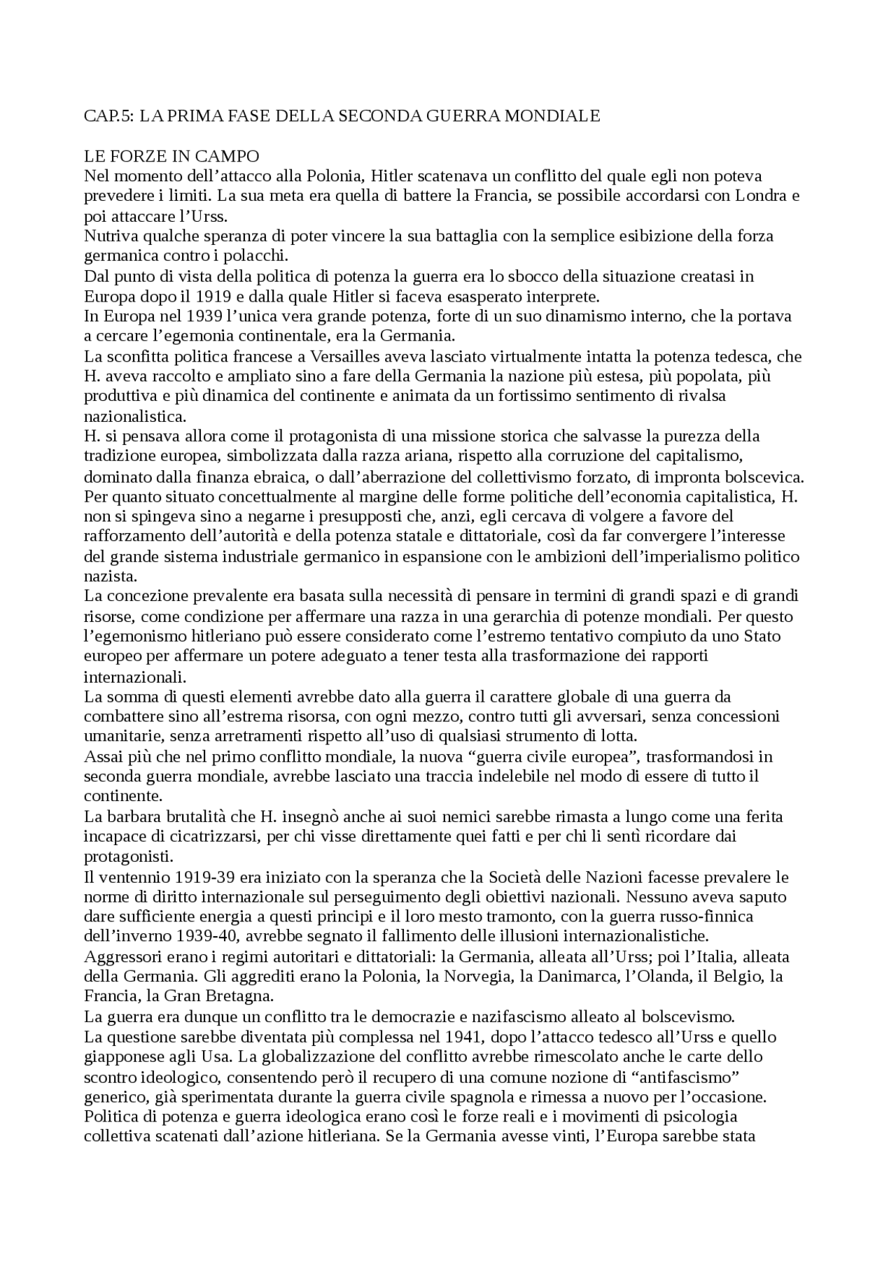 Riassunto Manuale Storia Delle Relazioni Internazionali Di Nolfo Docsity
