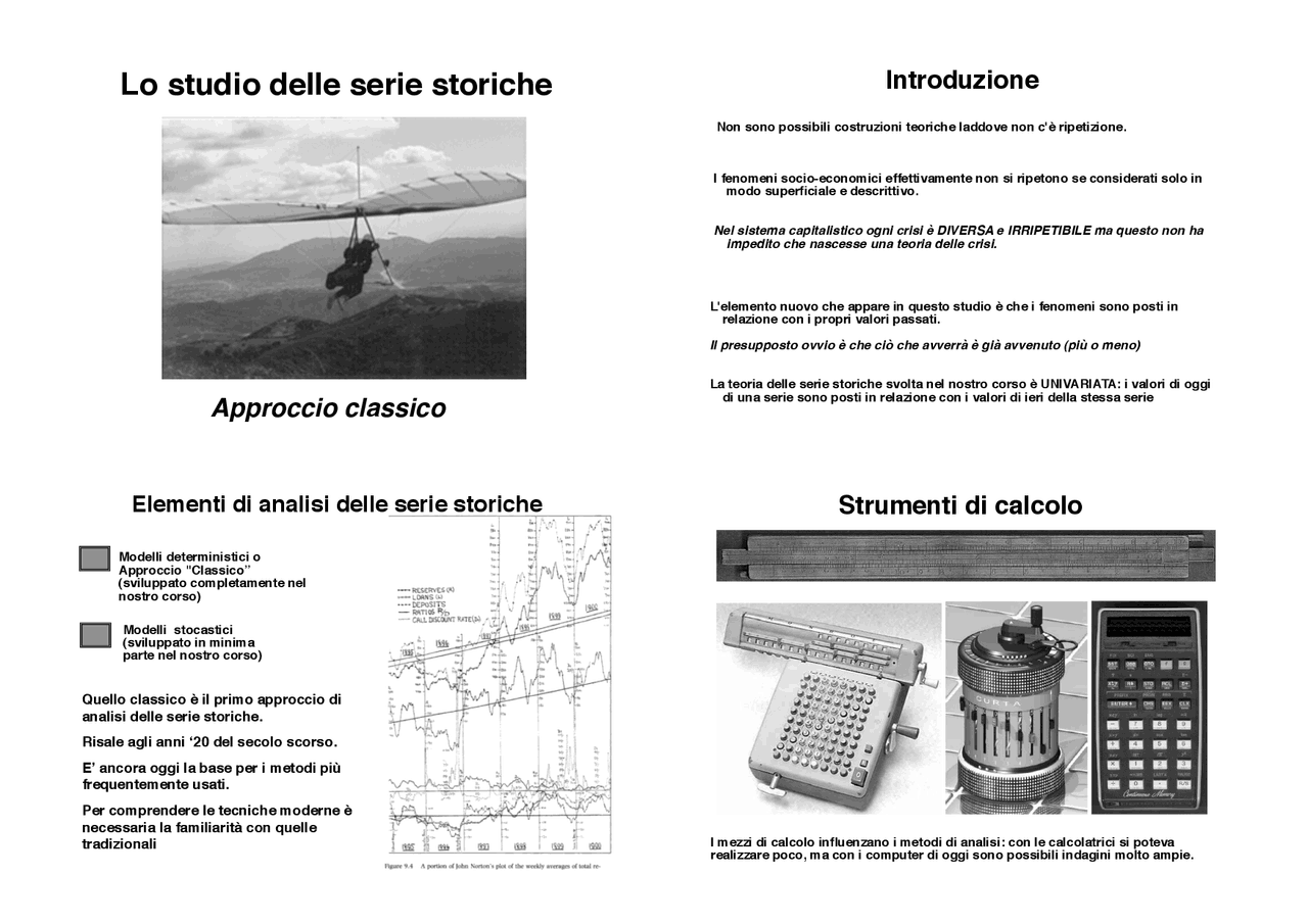 Utile Per Capire Le Serie Storiche Docsity