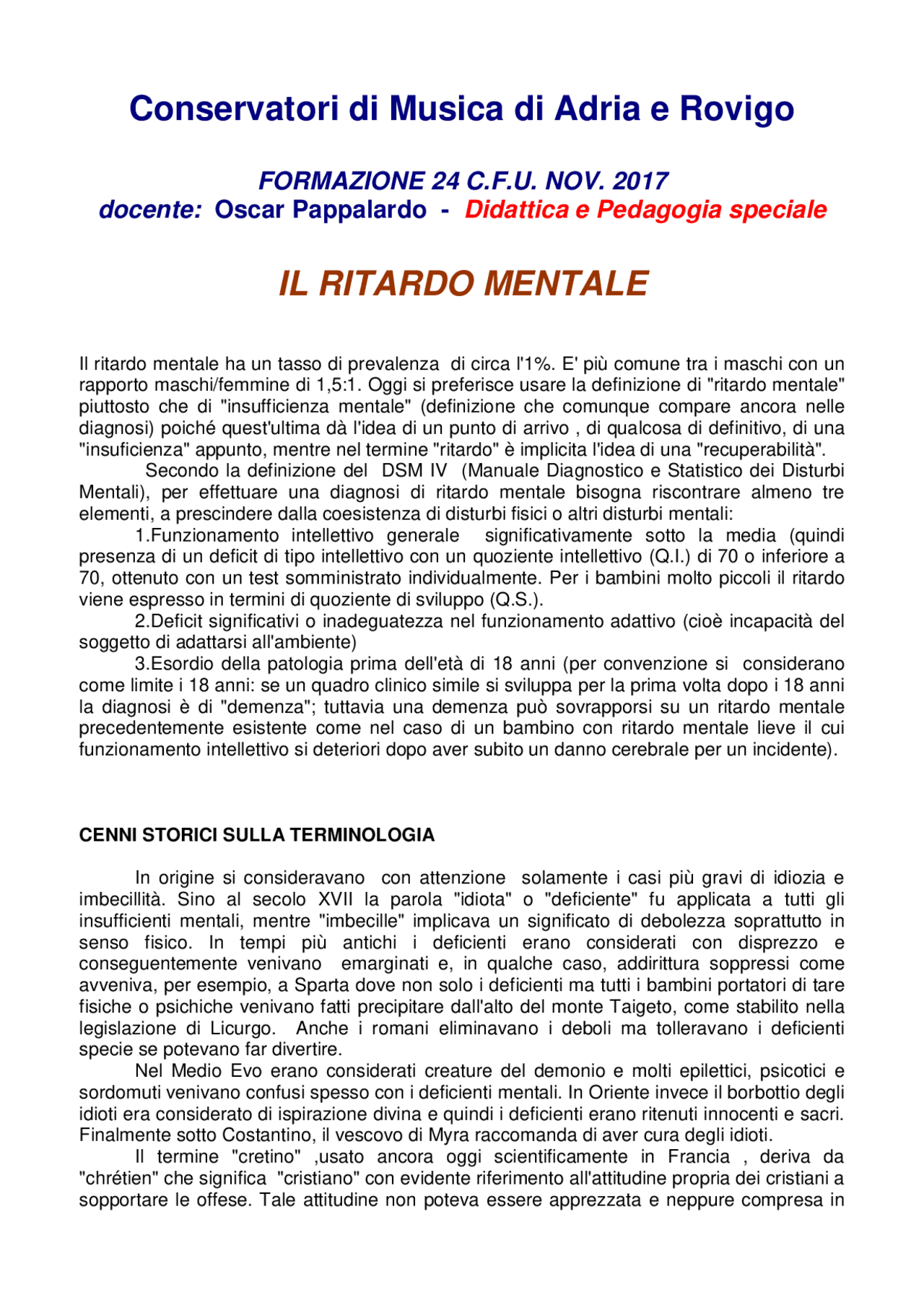 Disabilità Uditive Nei Bambini Docsity